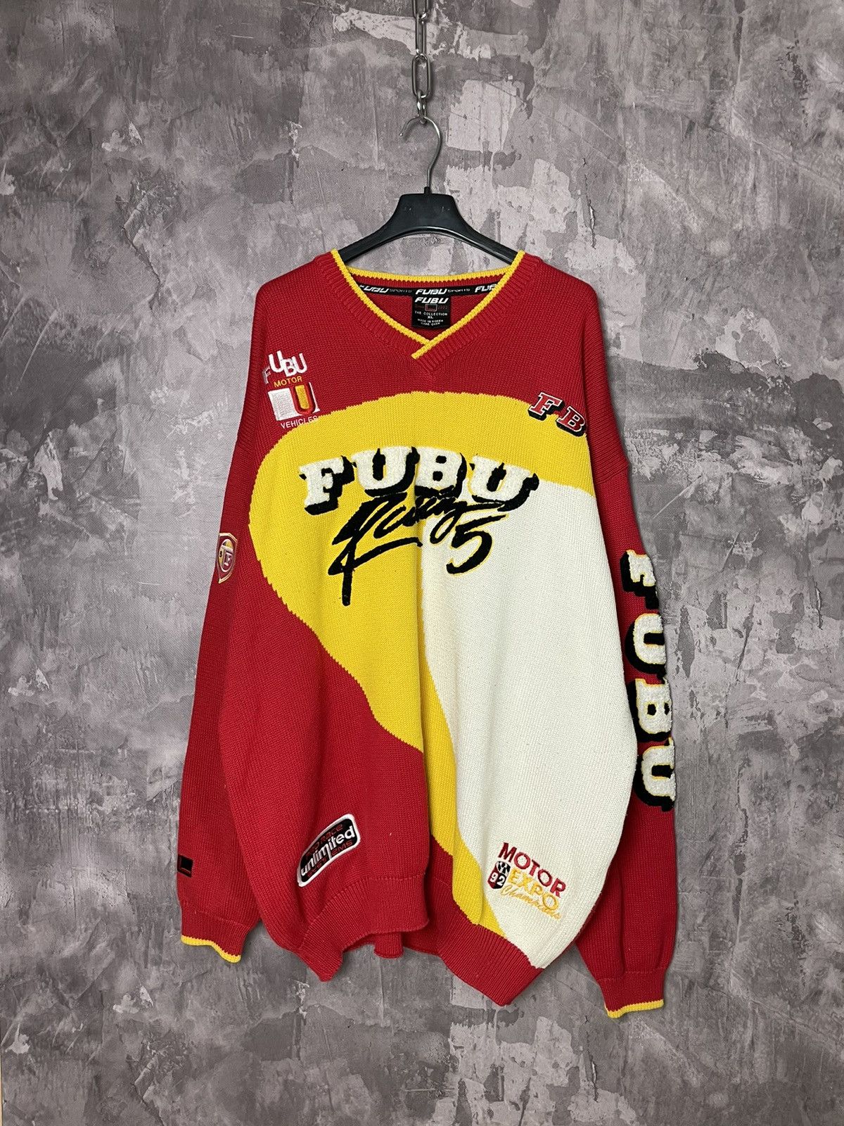 Fubu × Streetwear × Vintage Fubu vintage sweater jersey 90s Knitted y2k affliction | Grailed