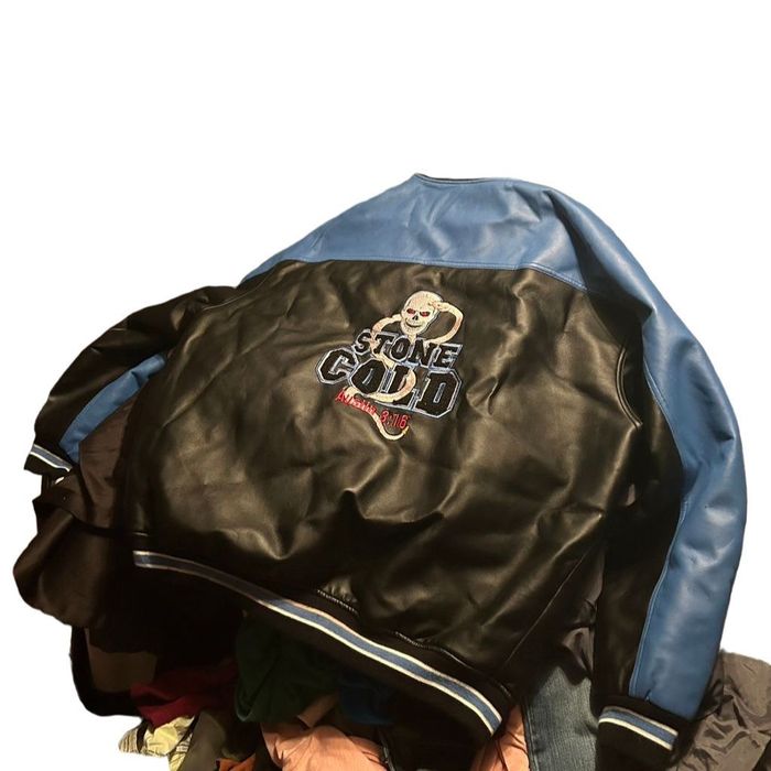Vintage VINTAGE Stone Cold Steve Austin 3:16 WWF Leather Jacket | Grailed
