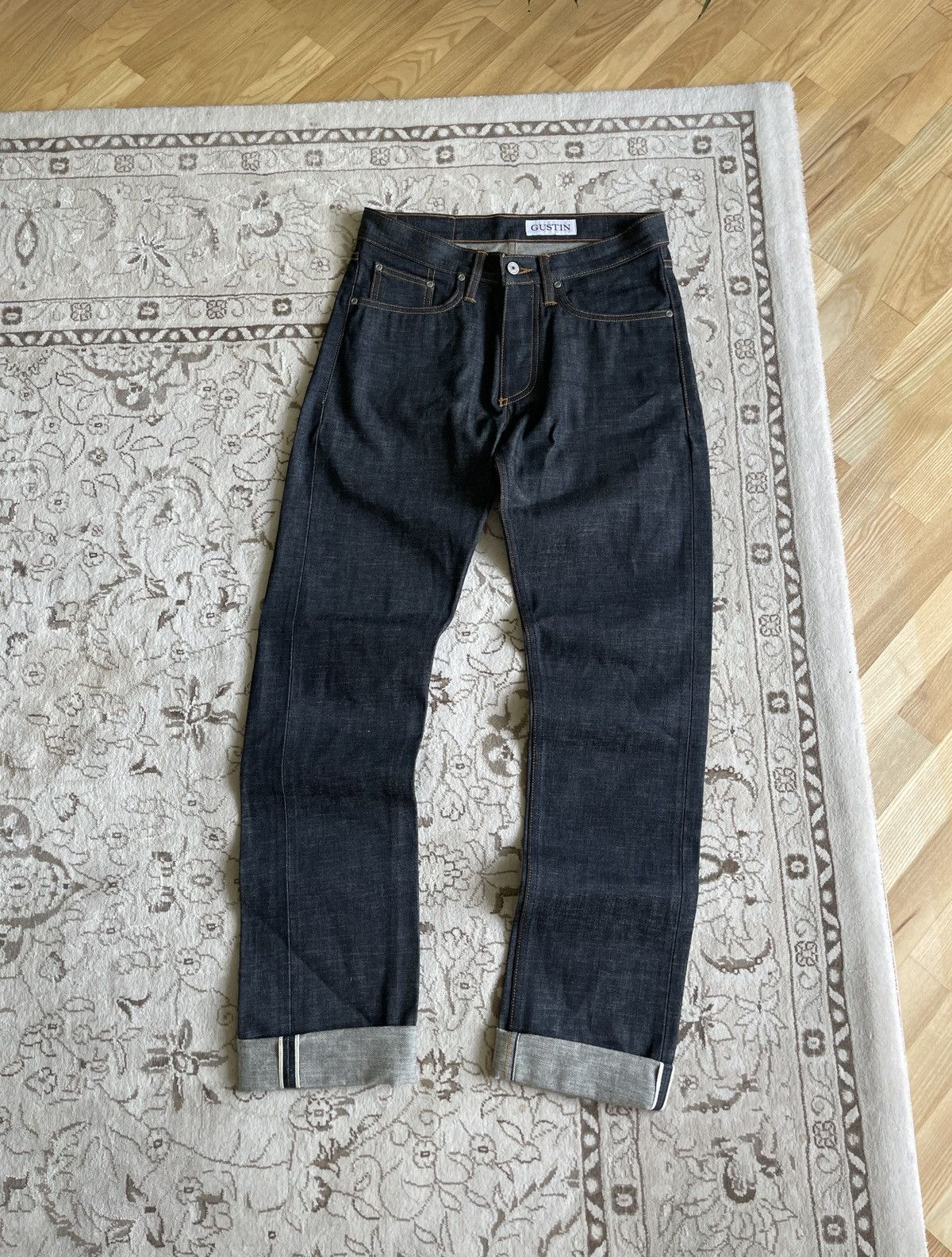 Gustin Gustin #92 Cone Crosshatch Selvedge Jeans | Grailed