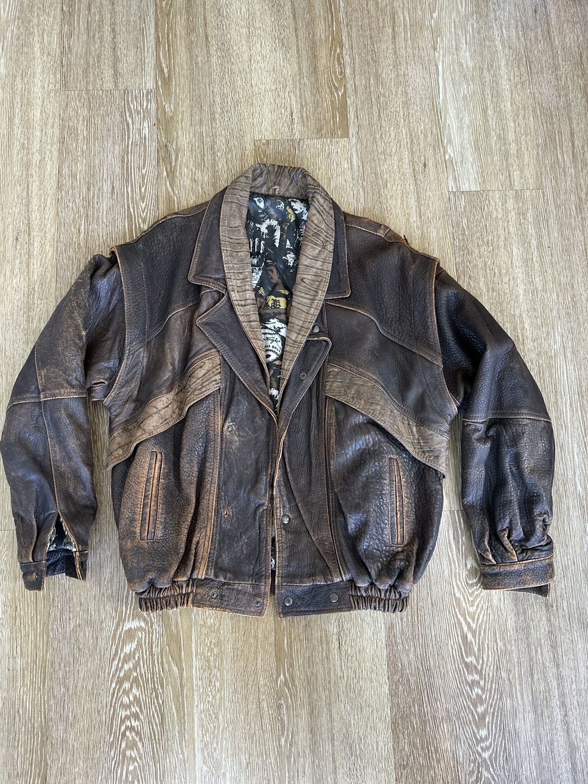 Vera Pelle Vera Pelle vintage leather Jacket | Grailed
