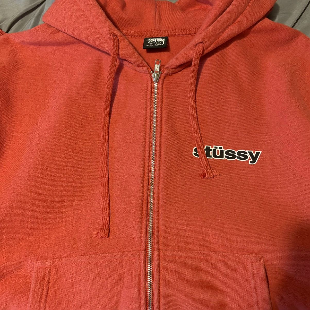 Stussy Red Stussy Logo Hoodie | Grailed