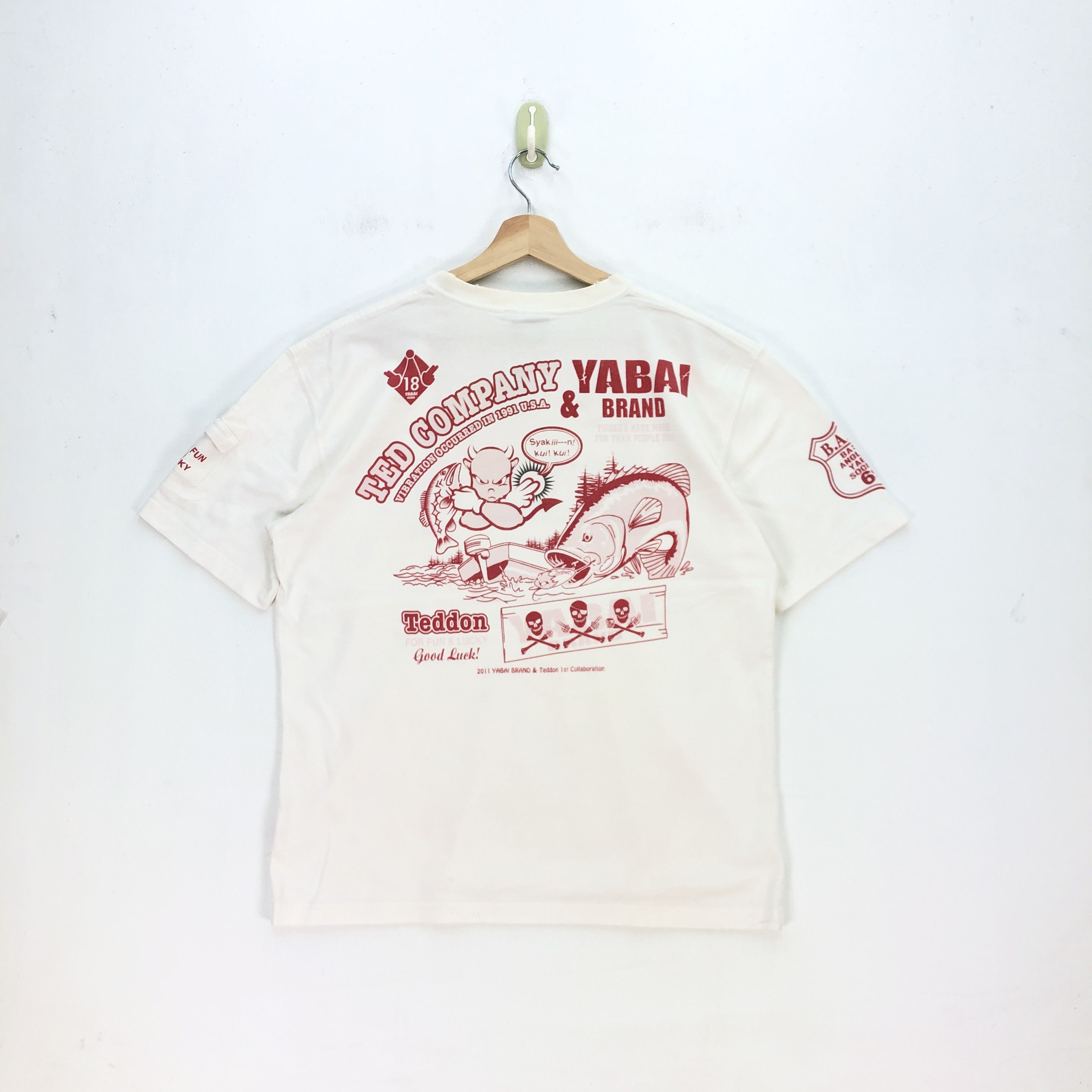 Japanese Brand TEDMAN × YABAI BRAND Collaboration T-Shirt Ted Company ...