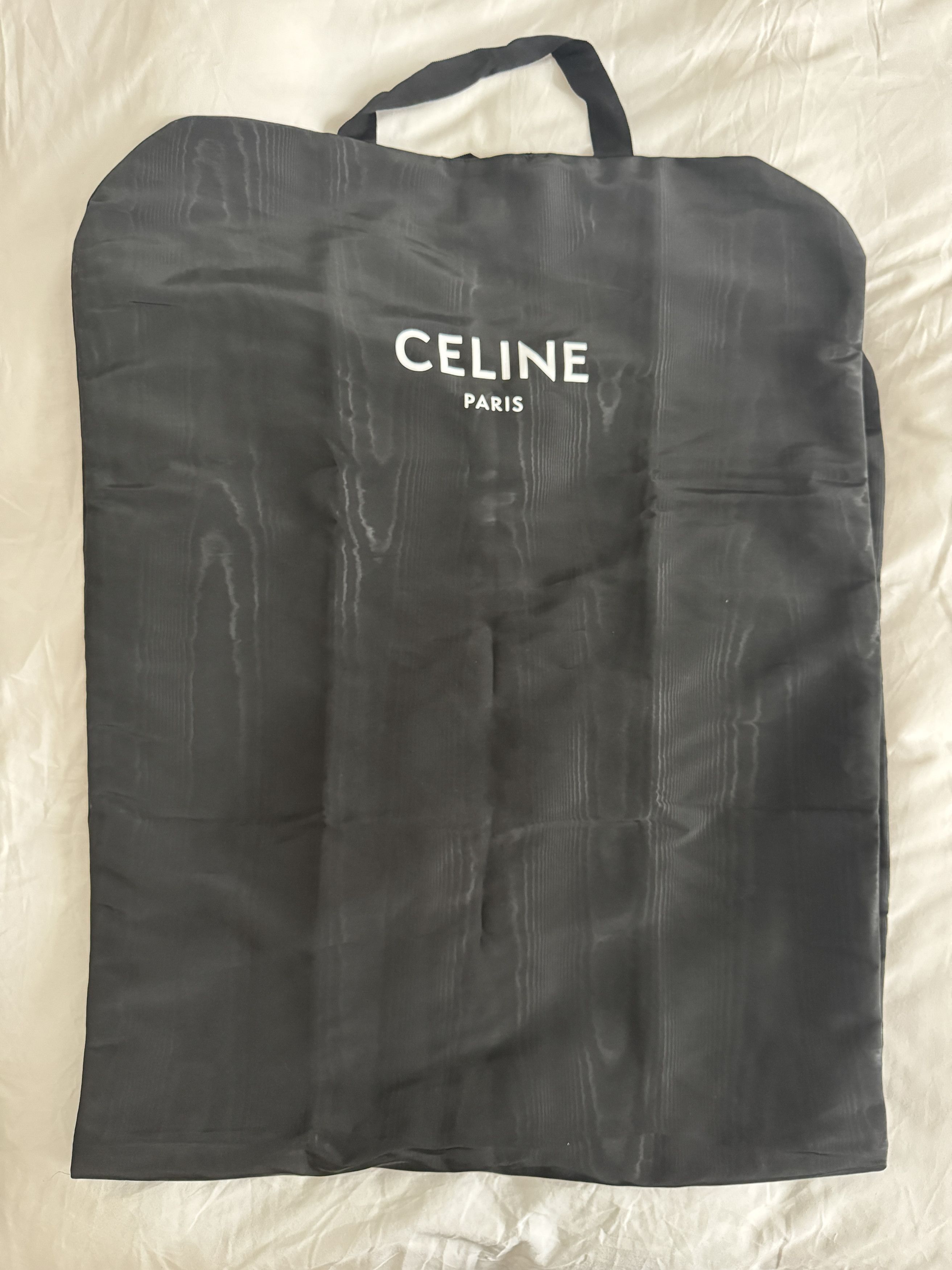Celine × Hedi Slimane CELINE Garment Bag / Dust Bag / Suit Bag black ...