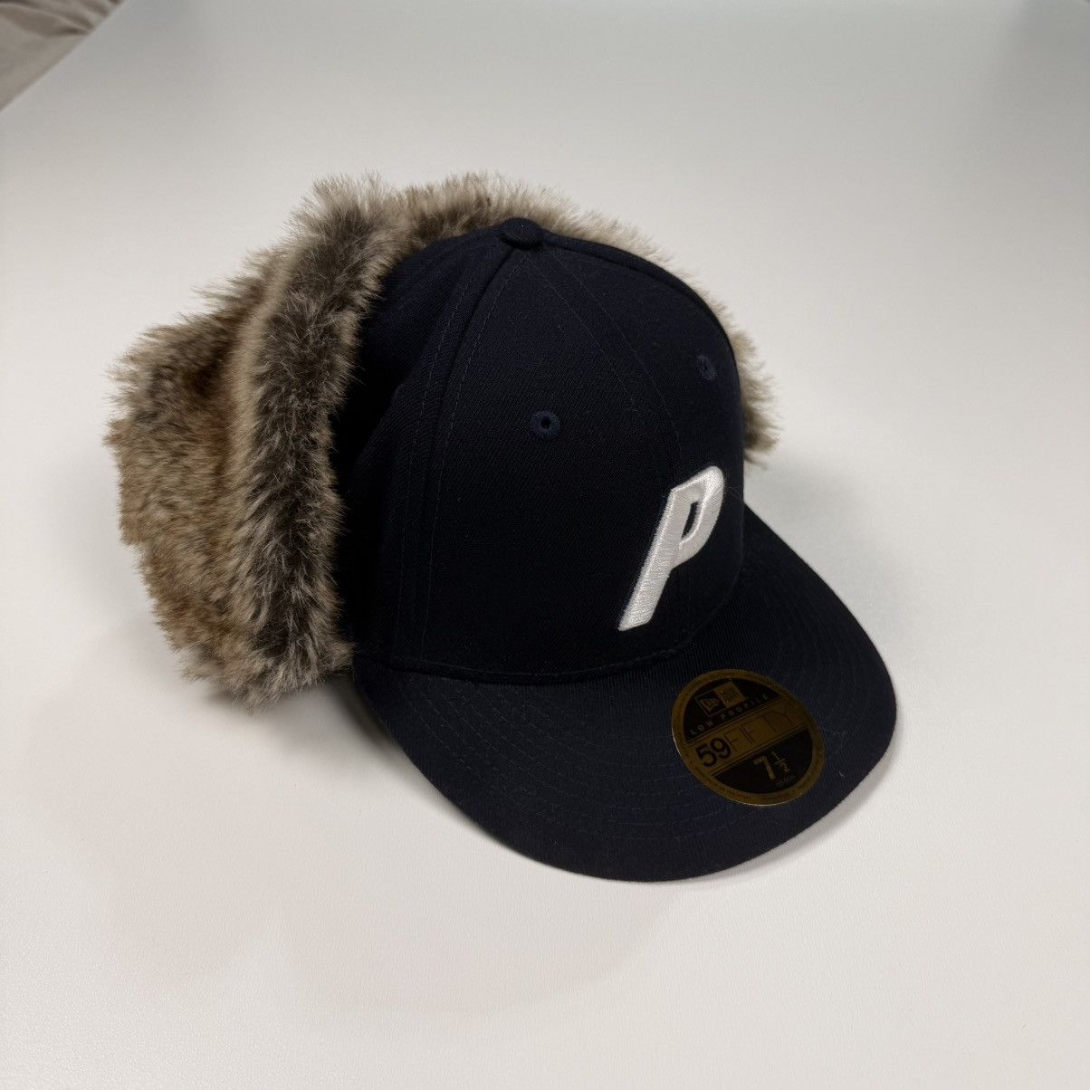 Palace Trapper Hat Faux Fur New Era 7 1/2 Fitted | Grailed