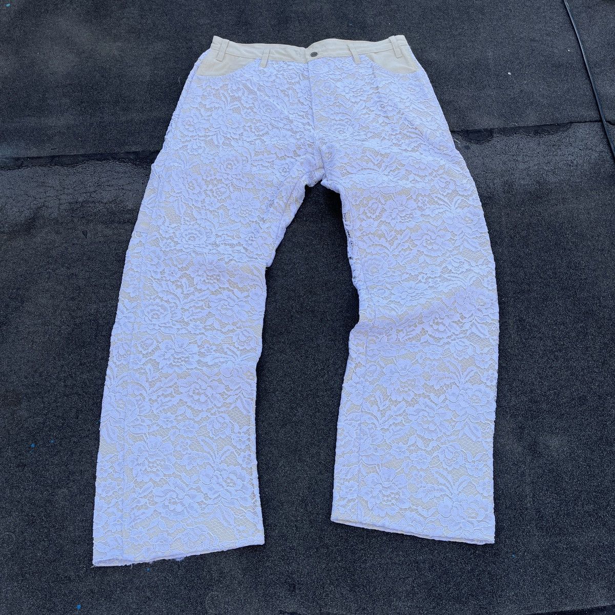 basketcase gallery Basketcase Gallery Lace Carpenter Pants (unisex ...