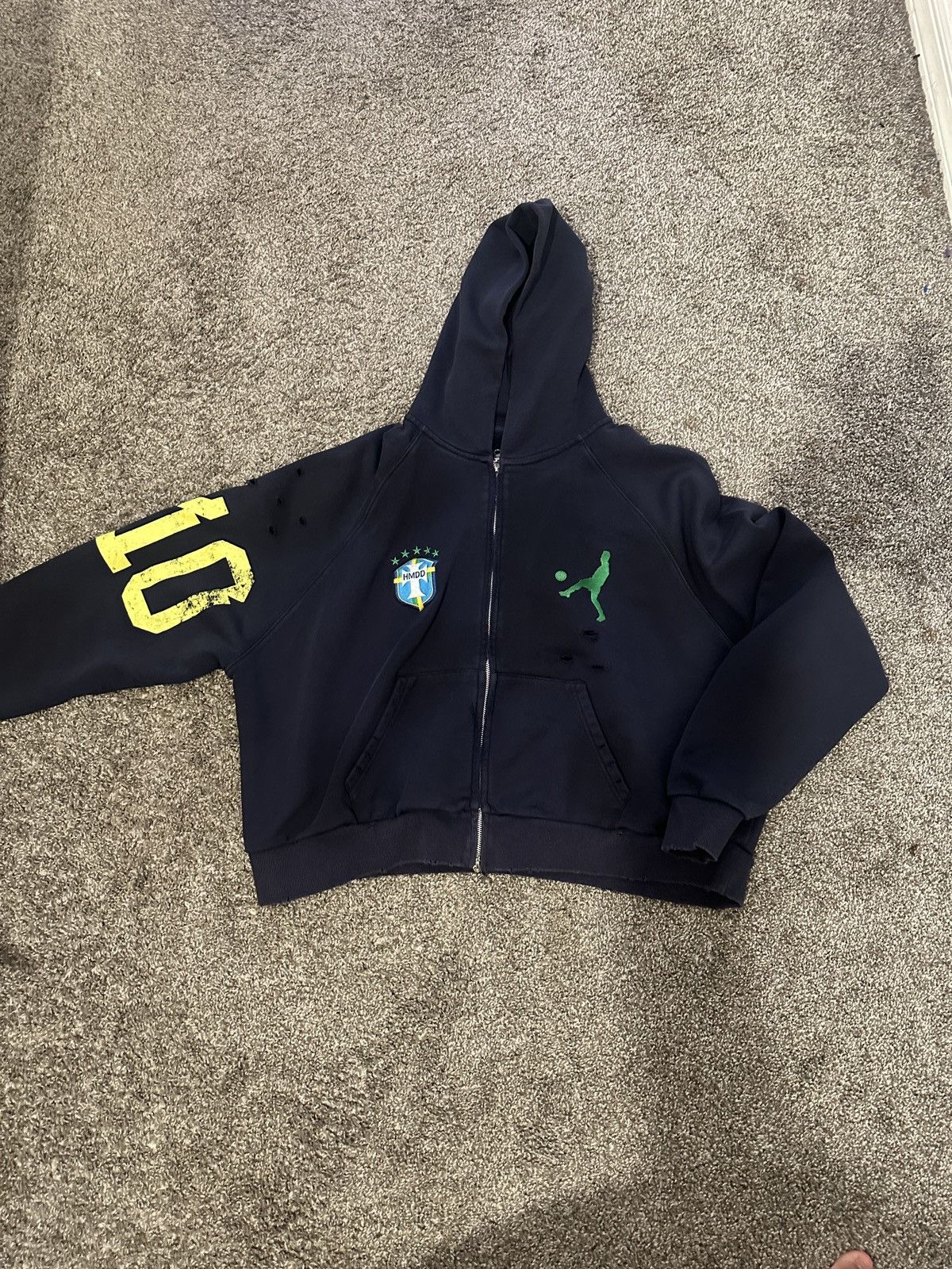 Happy Memories Don't Die × Streetwear × Vintage hmdd brazil navy jacket ...