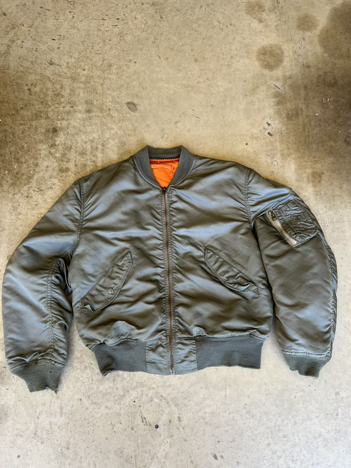 Military Vintage USAF US Air Force Flight Jacket MA-1 80's | Grailed