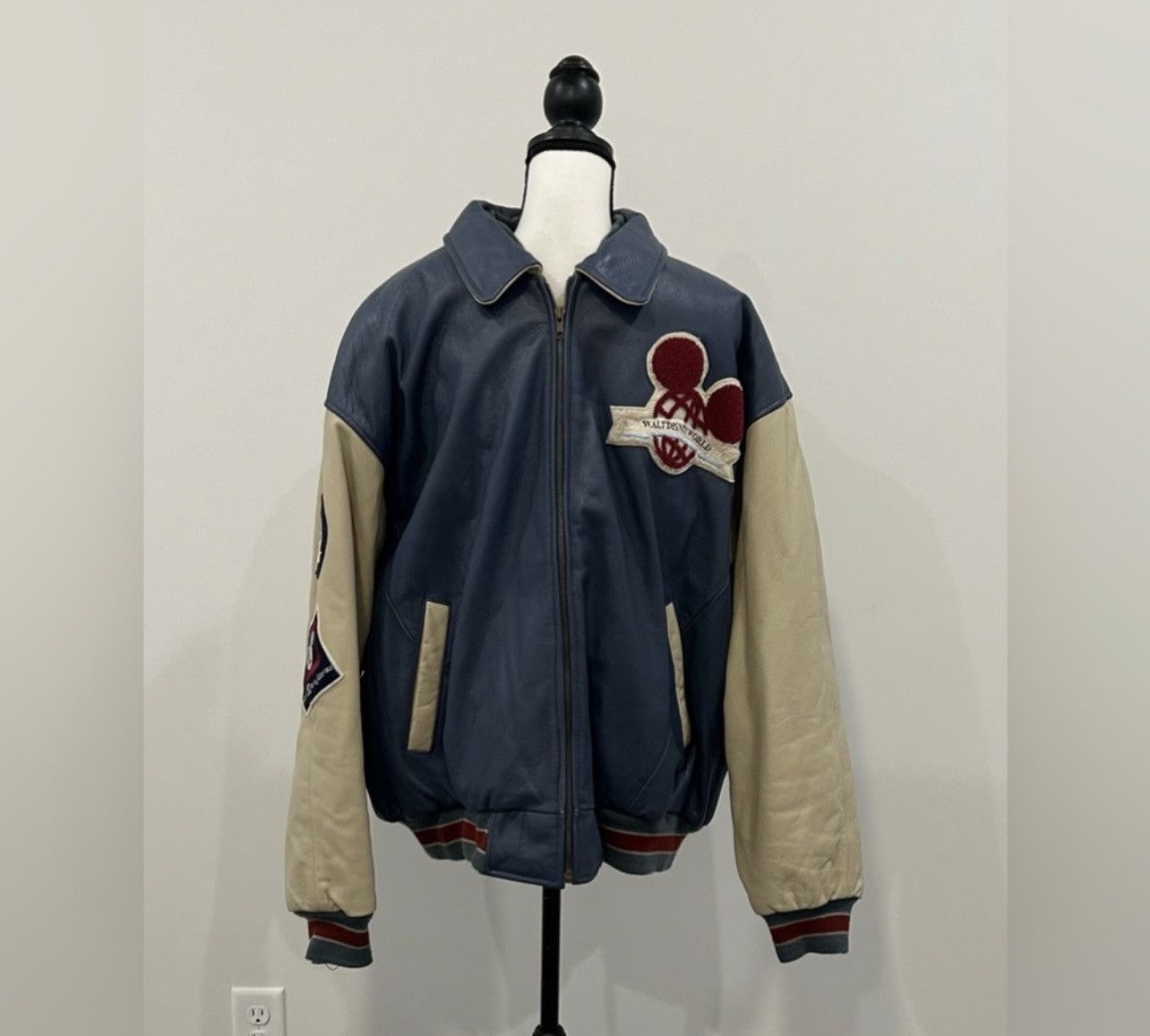 Disney Vintage Disneyworld 25th Anniversary Leather Jacket | Grailed