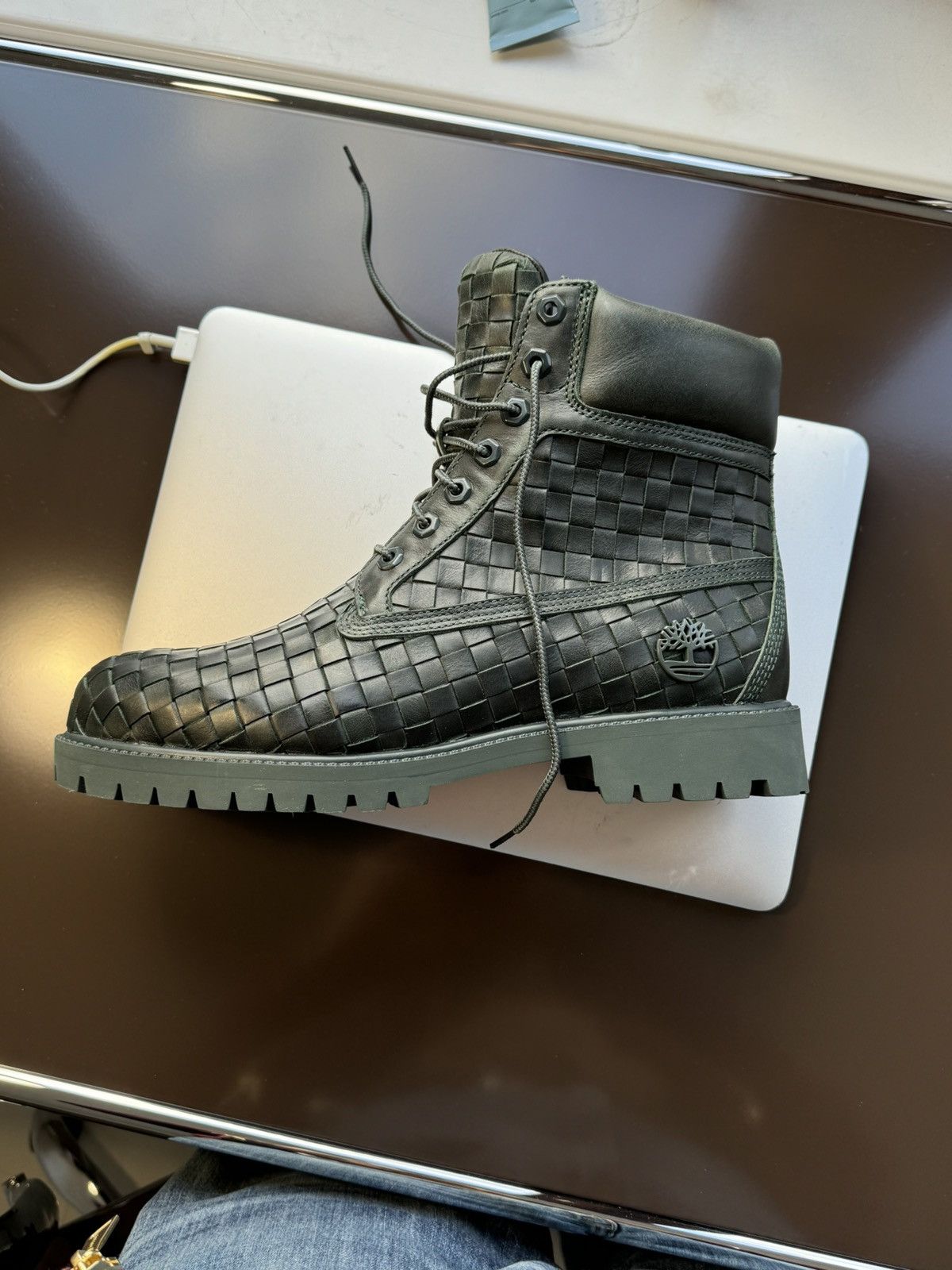 Timberland Timberland 6” Premium Boot Woven Dark Green | Grailed