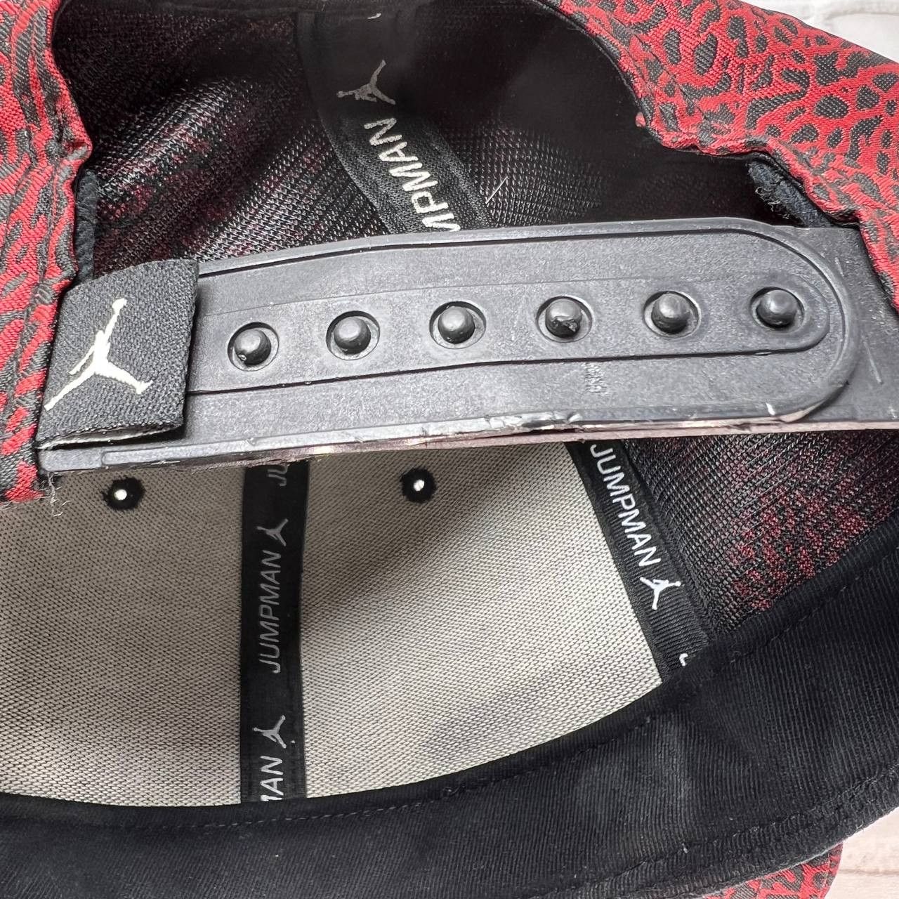 Jordan Brand Air Jordan Cement Elephant Jumpman Hat Snapback Cap Red Men | Grailed