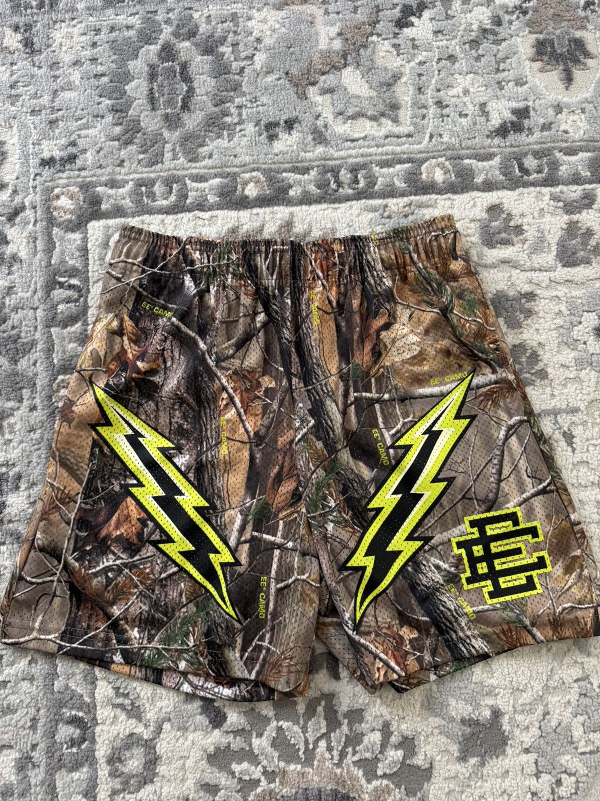 Eric Emanuel Eric Emanuel Camo Shorts With Bolts Size Large PRICE FIRM ...