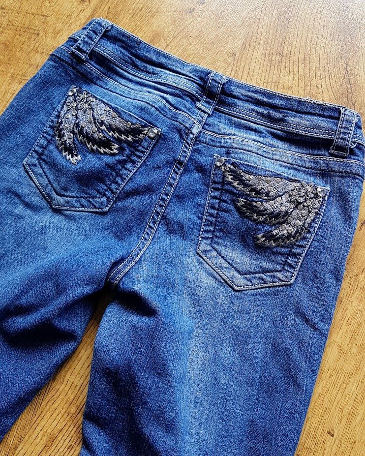 Ed Hardy × Rock Revival × True Religion Suko Jeans w/Back Pocket ...