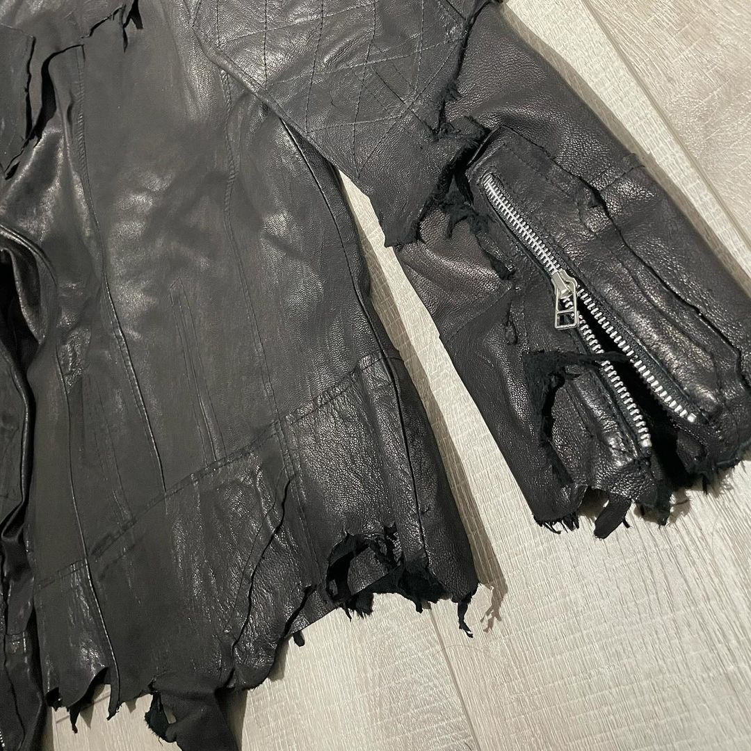 14th Addiction 14th Addiction Leather Riding Jacket | Grailed