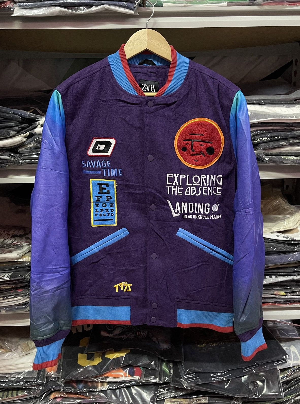 Varsity Jacket × Zara Zara Varsity Jacket " Exploring The Absence"🔥🔥🔥 ...