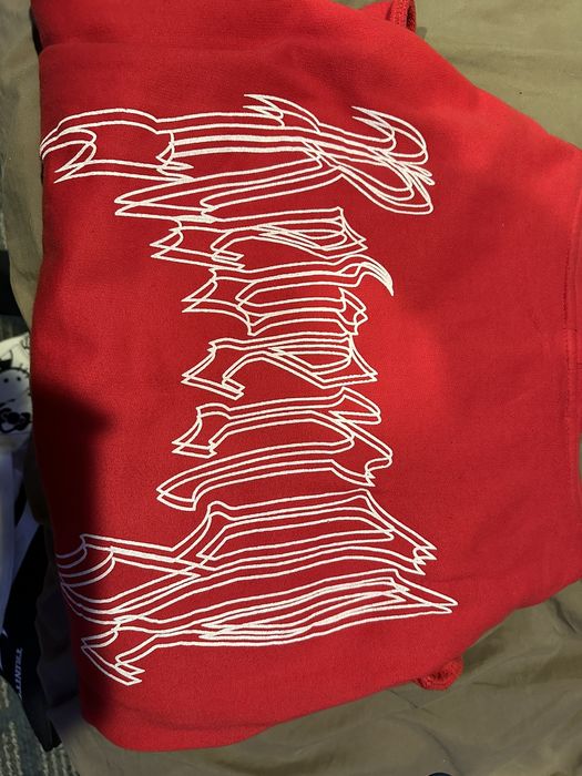 Revenge Revenge Red Isaac Hoodie | Grailed