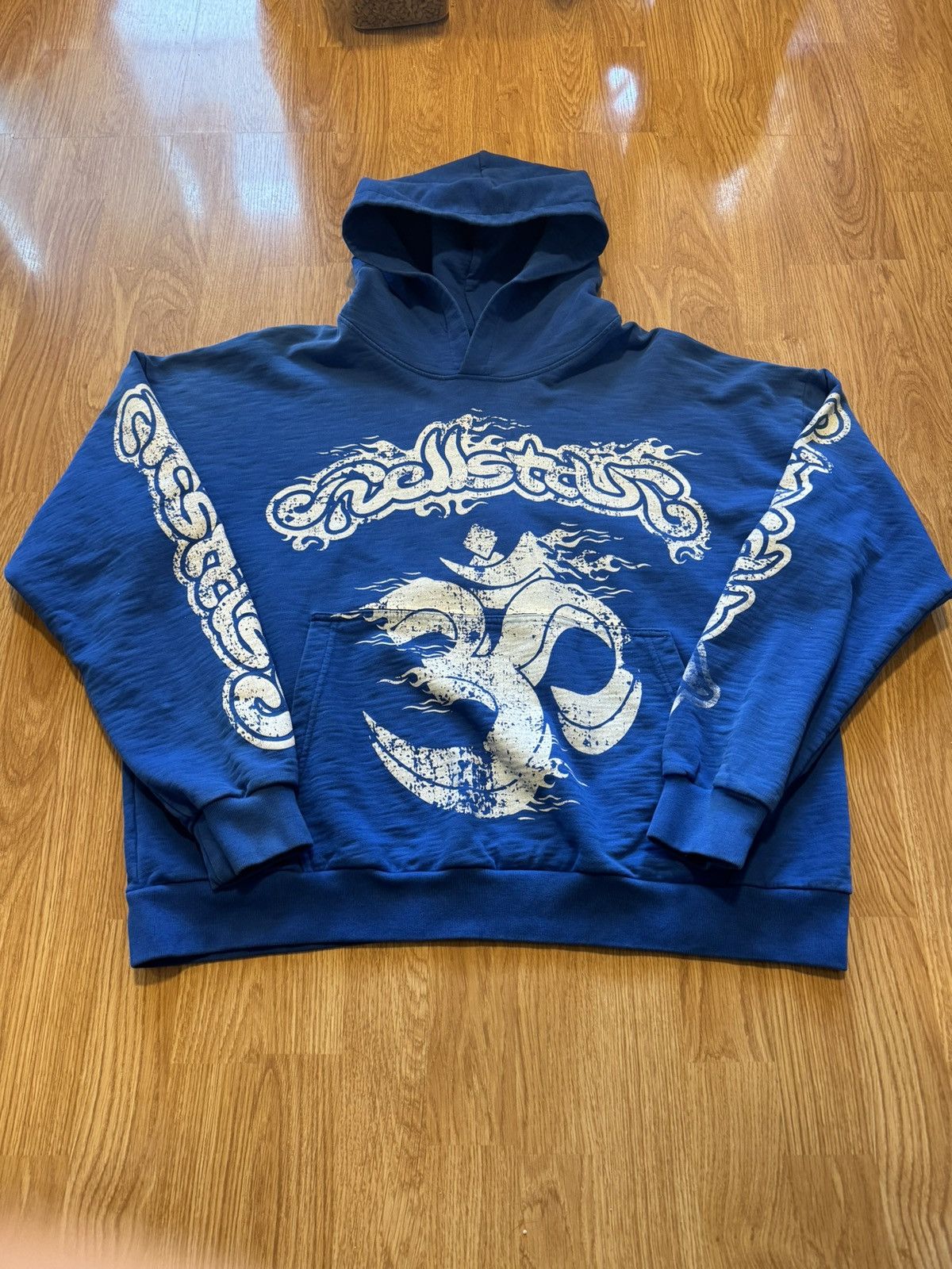 HELLSTAR HELLSTAR BLUE HOODIE | Grailed