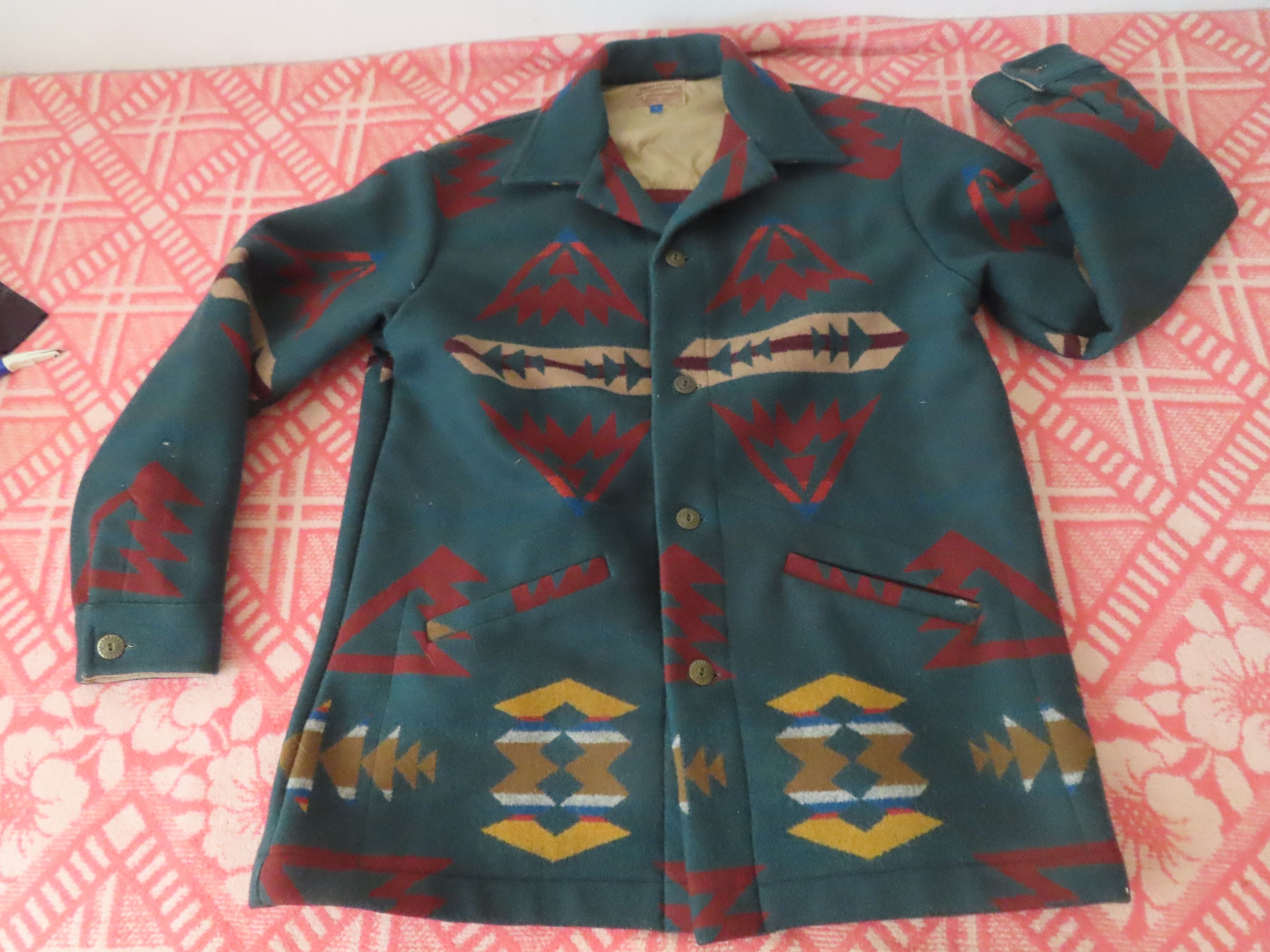 Vintage PENDLETON Native Jacket Wool 80s high grade Western Wear | Grailed