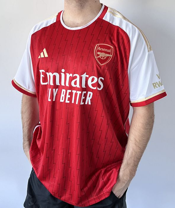 Adidas Soccer jersey Arsenal 23/24 home shirt #41 Rice | Grailed