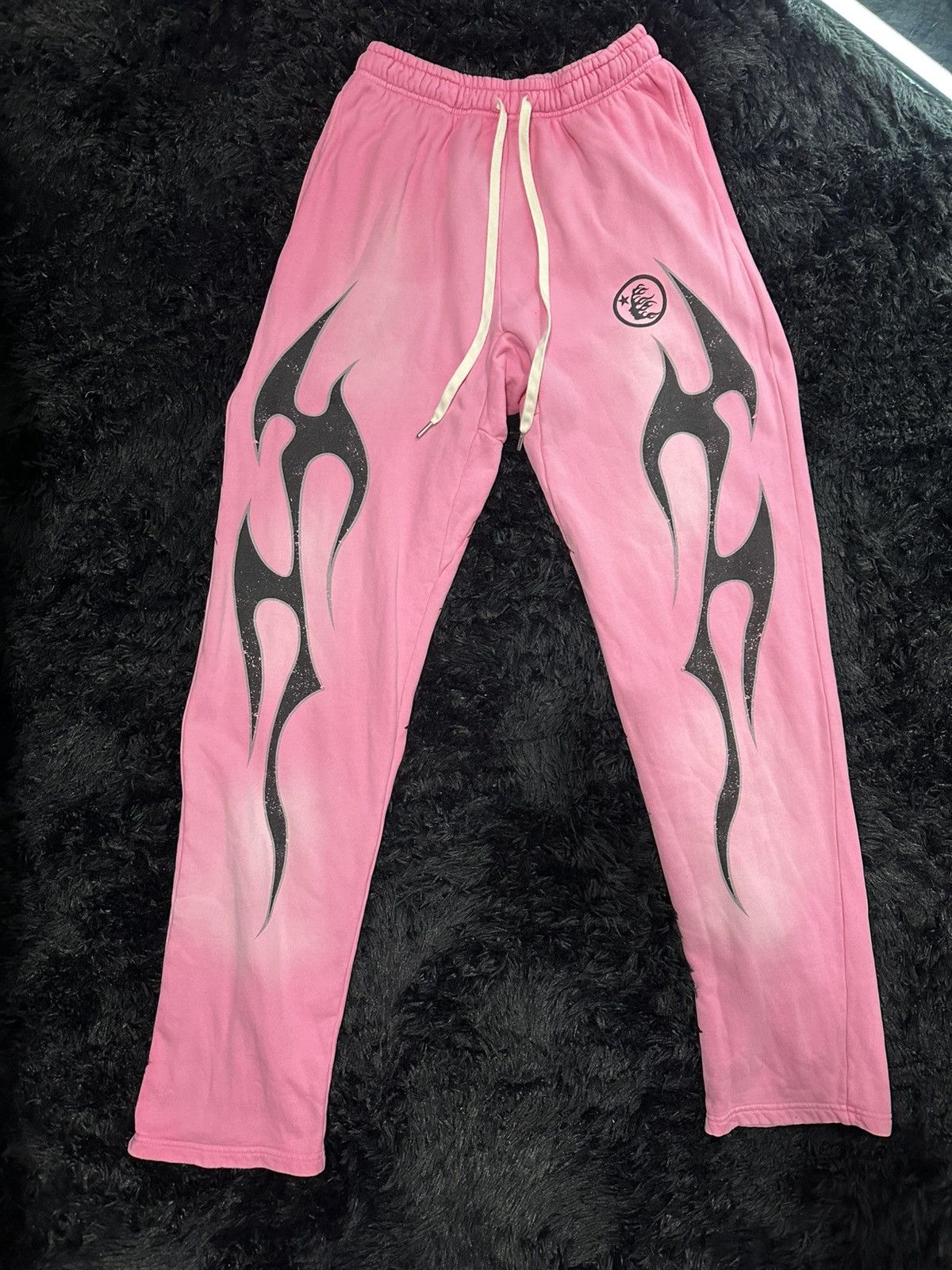 HELLSTAR × Japanese Brand × Streetwear RARE PINK HELLSTAR SWEATPANTS ...