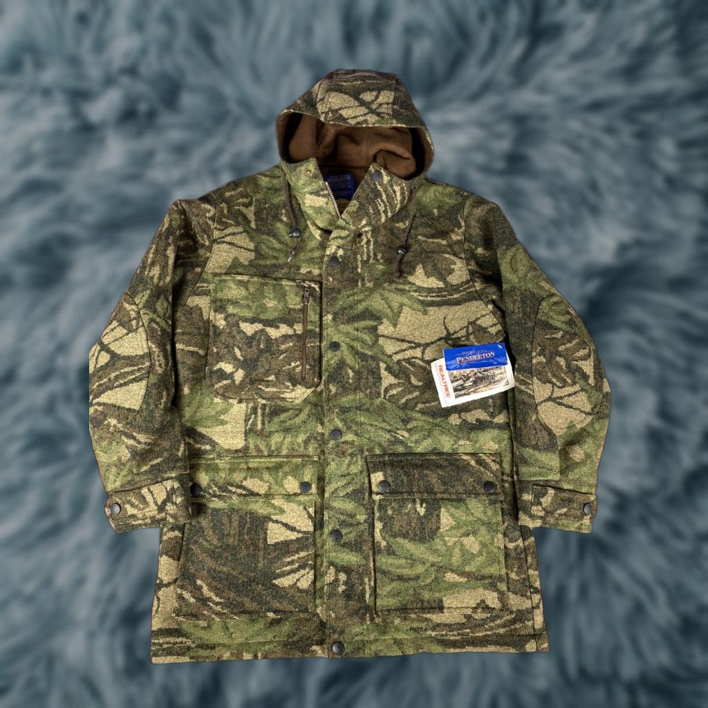 Pendleton Pendleton x Cabelas Realtree Camo Wool Hoodie Hunting Field ...