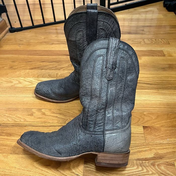 Tecovas TECOVAS THE JASPER Ostrich Leather Cowboy Boots Men 10.5D | Grailed