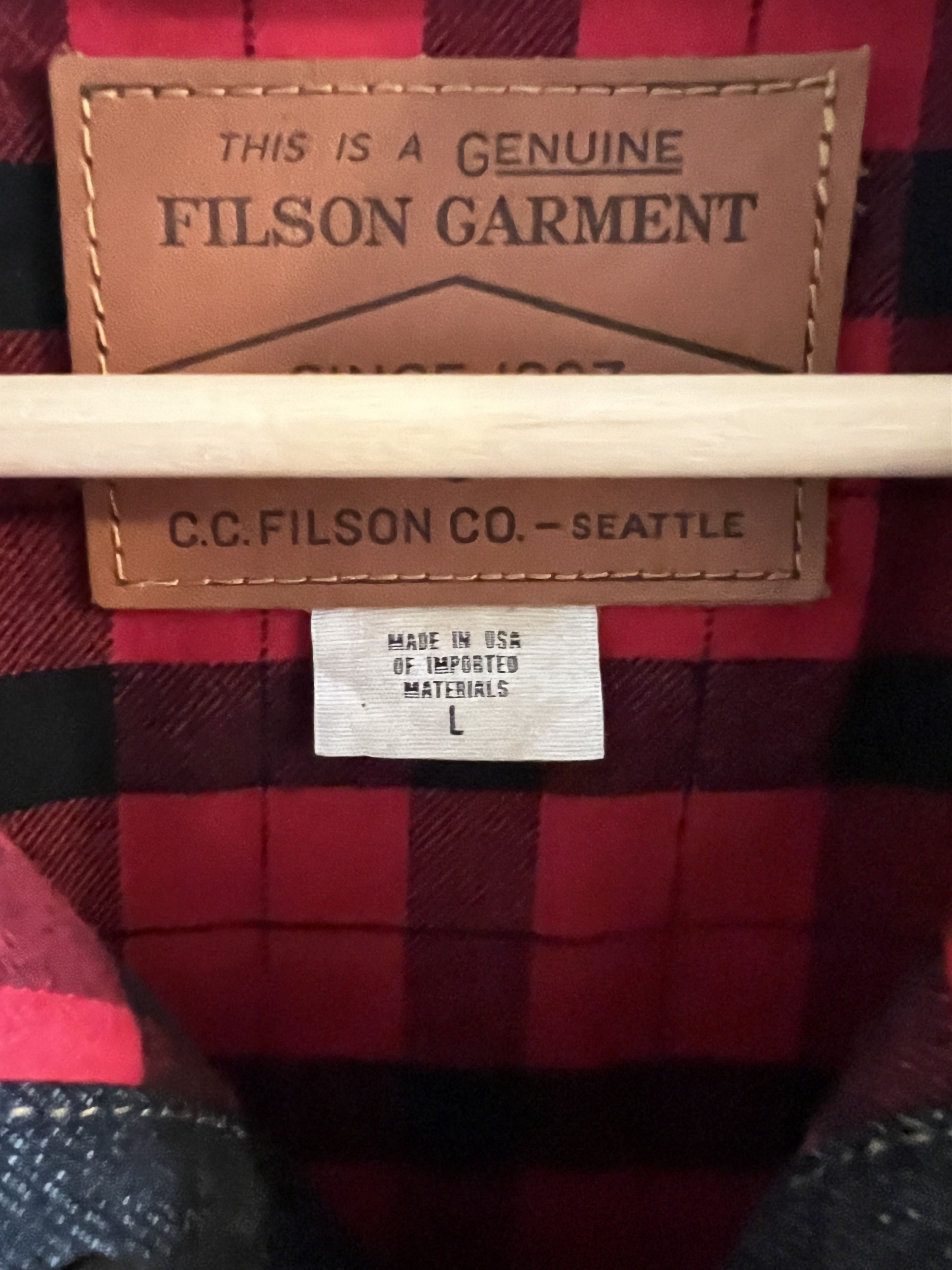 Filson LINED DENIM SHORT CRUISER JACKET | Grailed