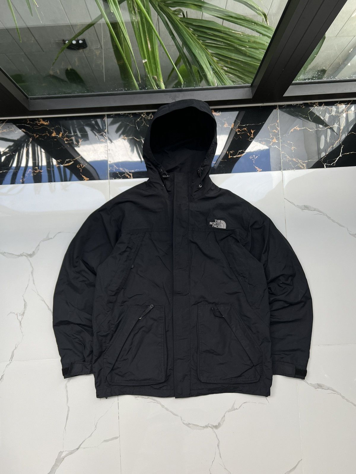 Streetwear × The North Face × Vintage 90’s THE NORTH FACE Y2K GORPCORE JACKET DRILL | Grailed