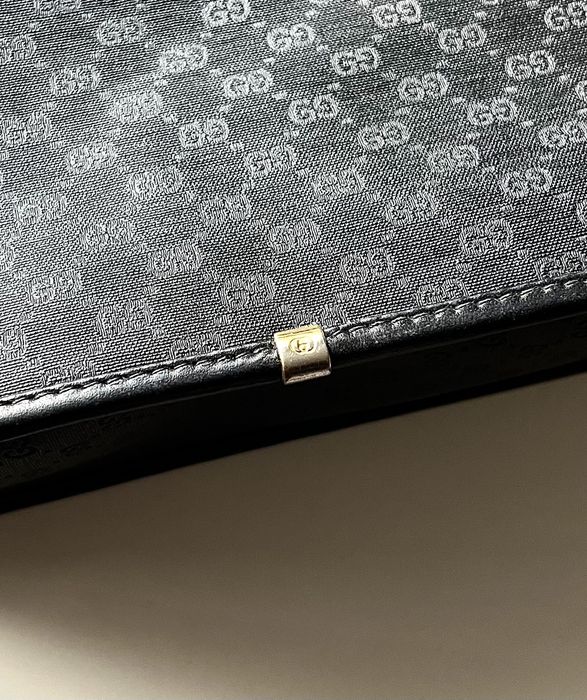 Gucci GUCCI WEB GG MONOGRAM BLACK CANVAS SUPREME BAG Y2K 90S | Grailed
