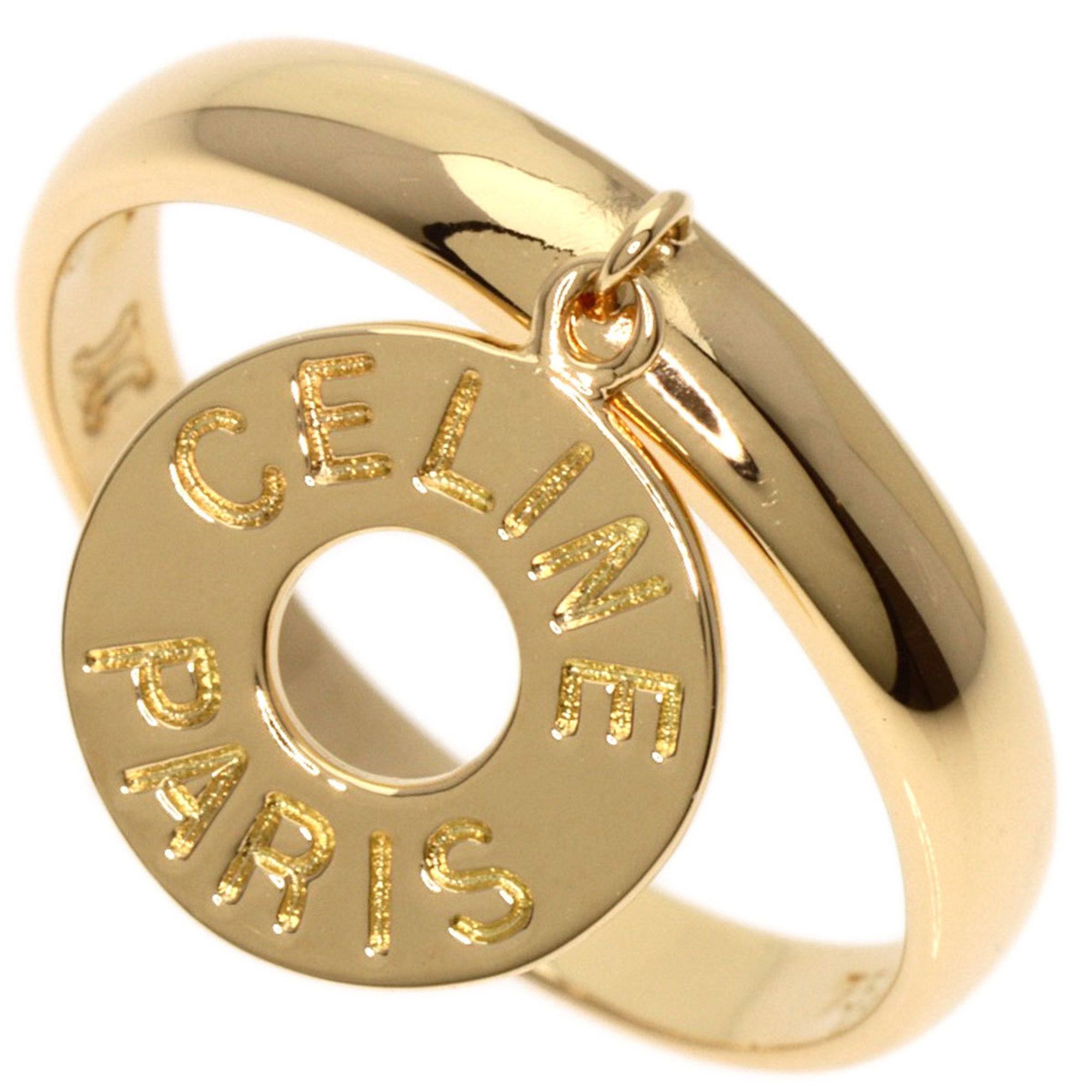 Celine CELINE motif ring, 18K yellow gold, for women, | Grailed