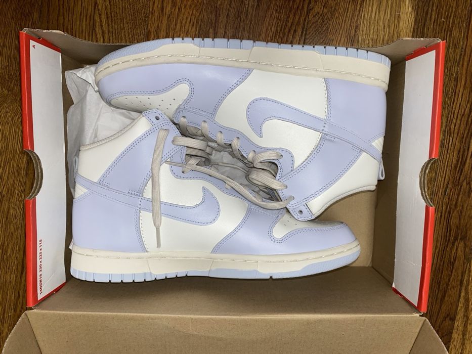 Nike Sail/Football Grey Nike Dunk High | Grailed