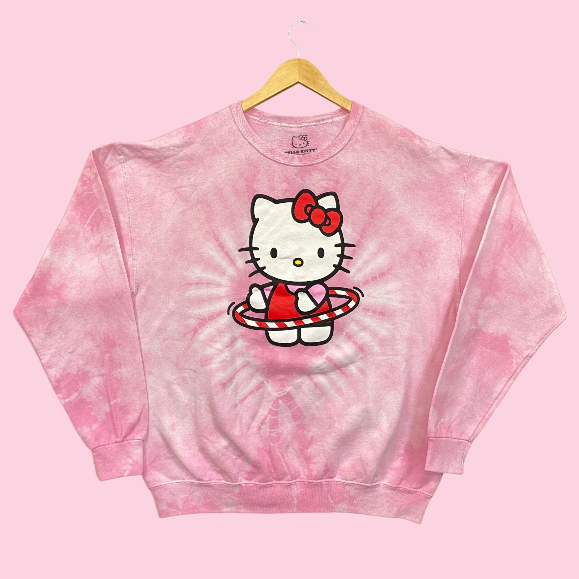Cartoon Network × Streetwear Hello Kitty Hula Hooping by Sanrio Tie Dye ...