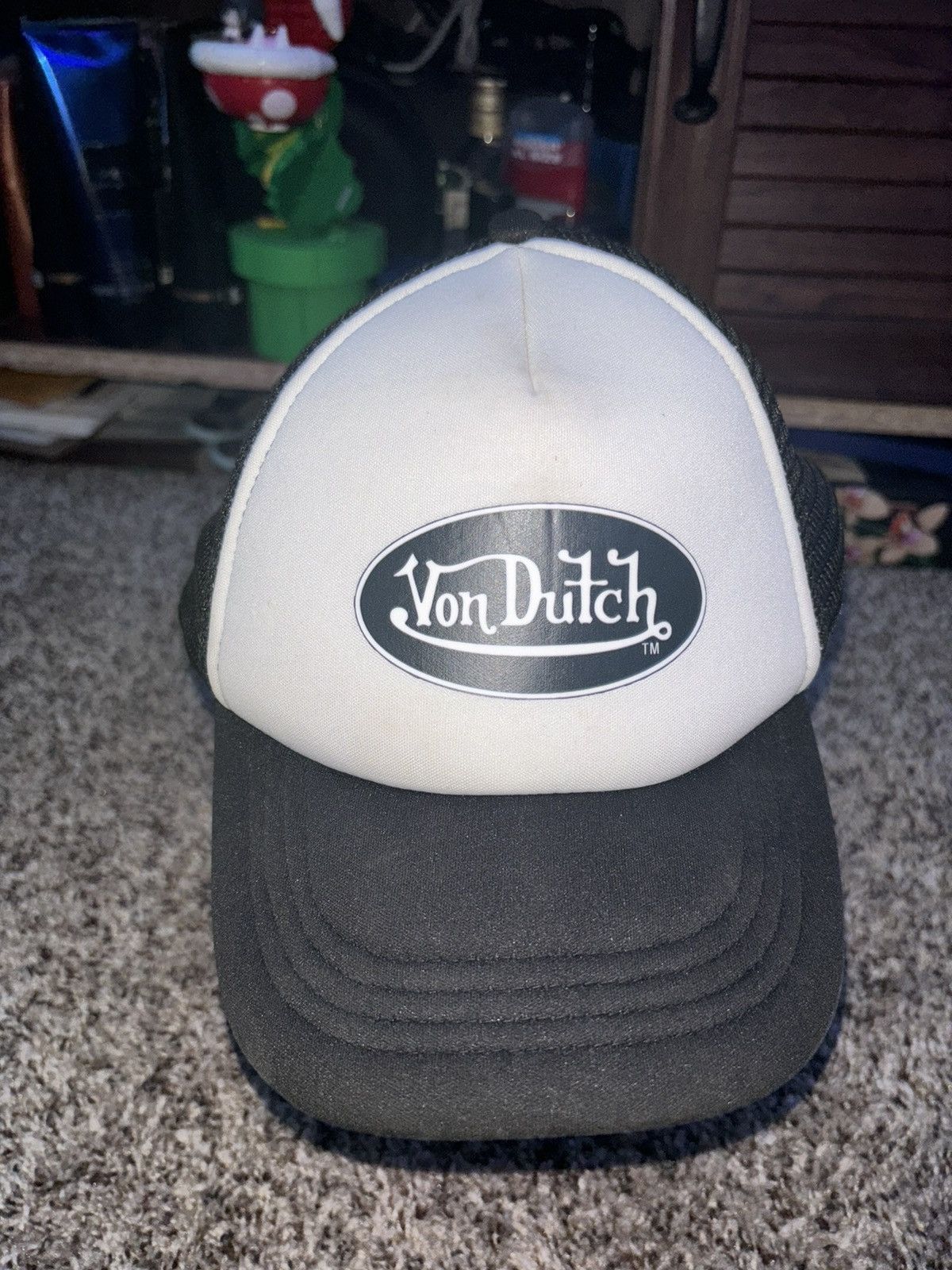 Von Dutch Von Dutch Black/ White Trucker Hat | Grailed