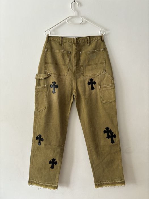 Vintage Vintage Double Knee Denim Pants Handmade like Chrome Hearts ...