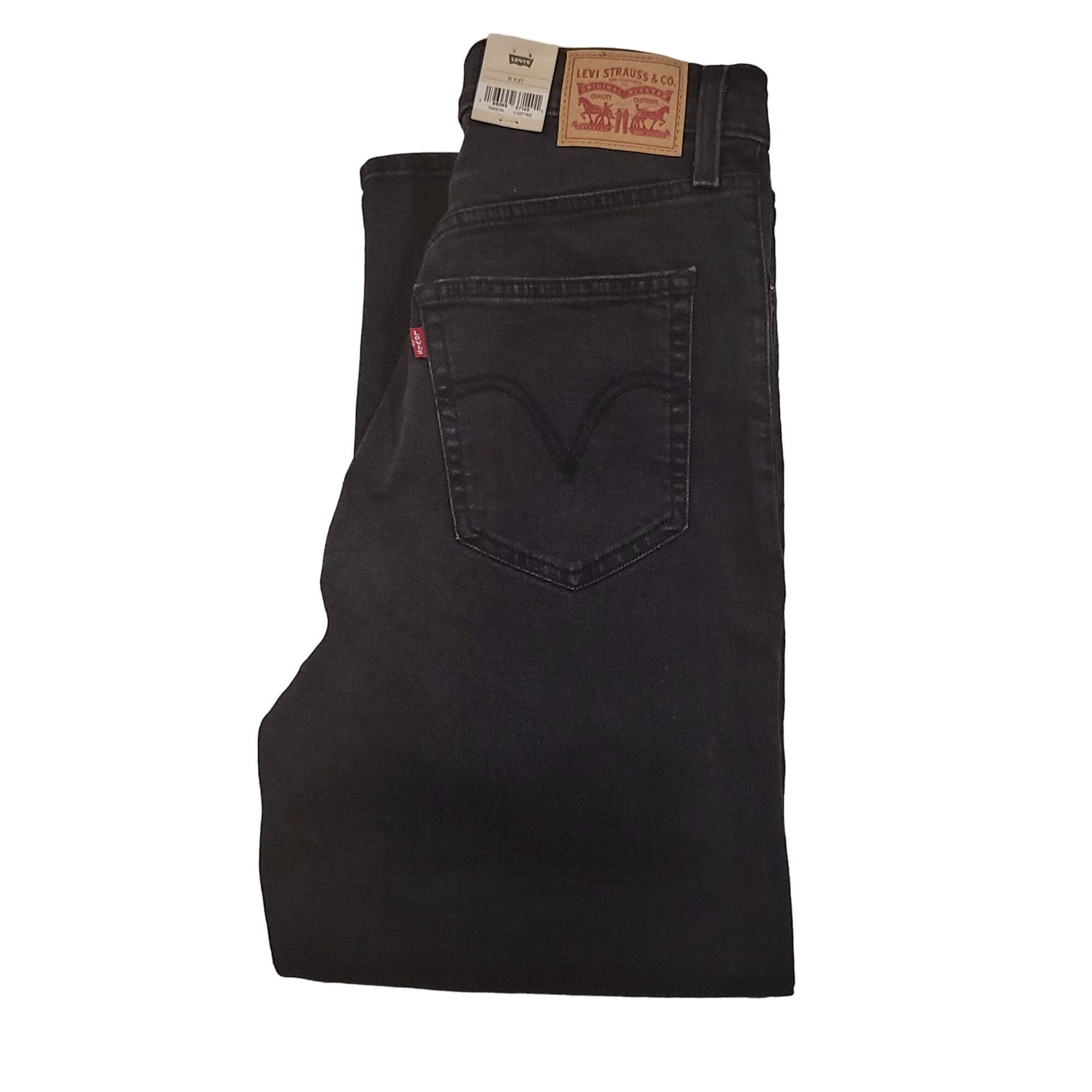 Levi's Levi's Ribcage Straight Ankle Jeans Sz 31 X 27 High Rise Cha ...