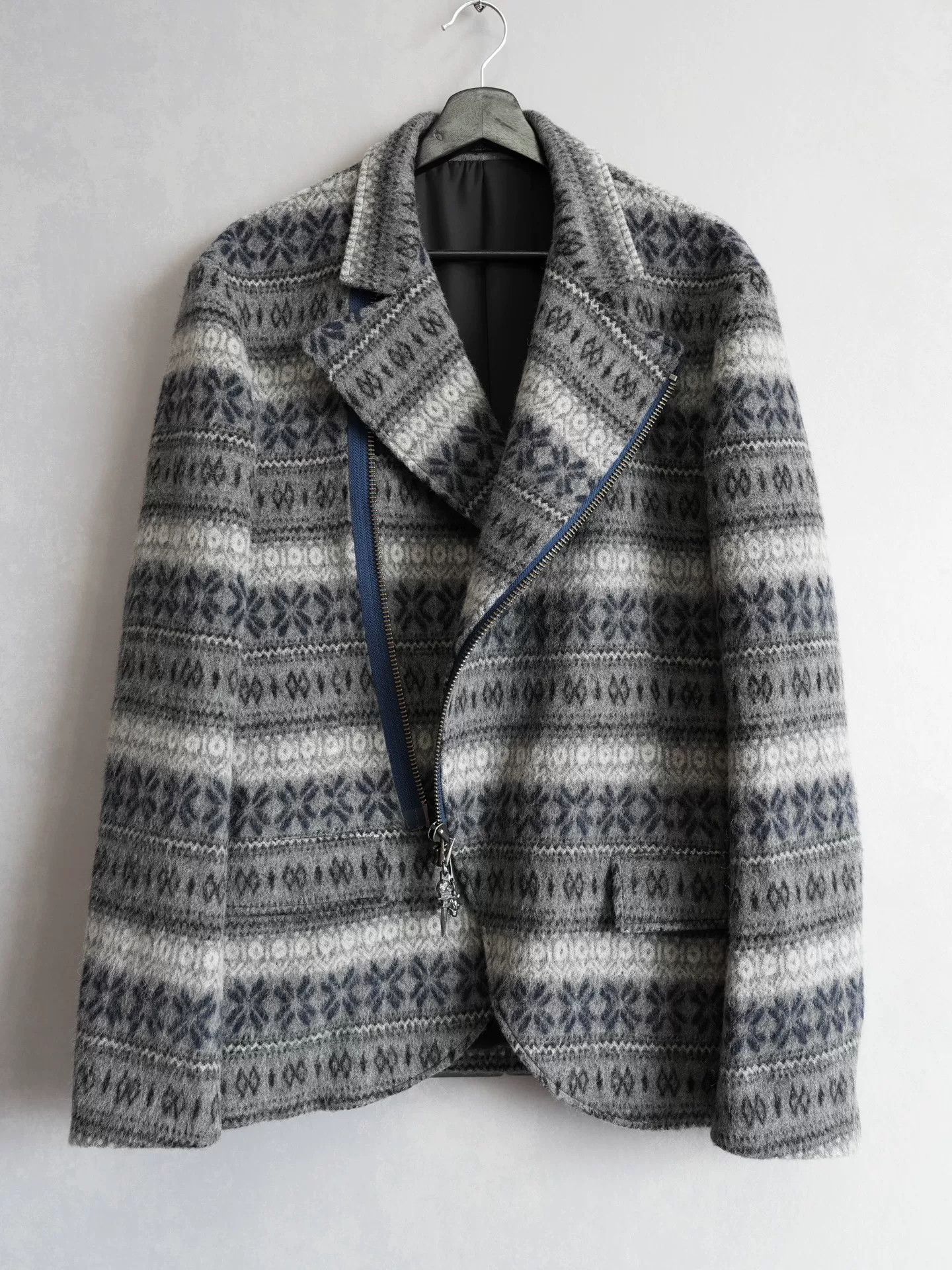 Yohji Yamamoto Yohji Yamamoto 14AW Zip Motorcycle Jacket | Grailed