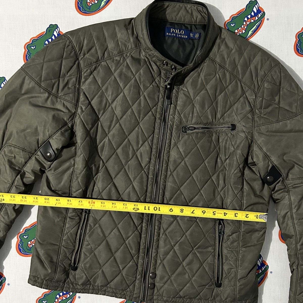 Polo Ralph Lauren Polo Ralph Lauren Cafe Racer Puffer Motorcycle Racing ...