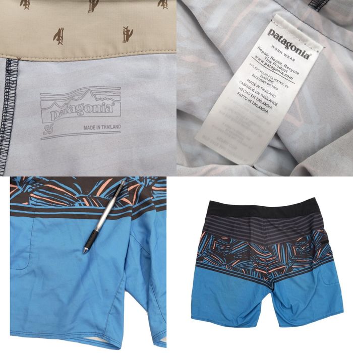 Patagonia Patagonia Swim Shorts Trunks ~ Size 35 Tropical Pattern ...