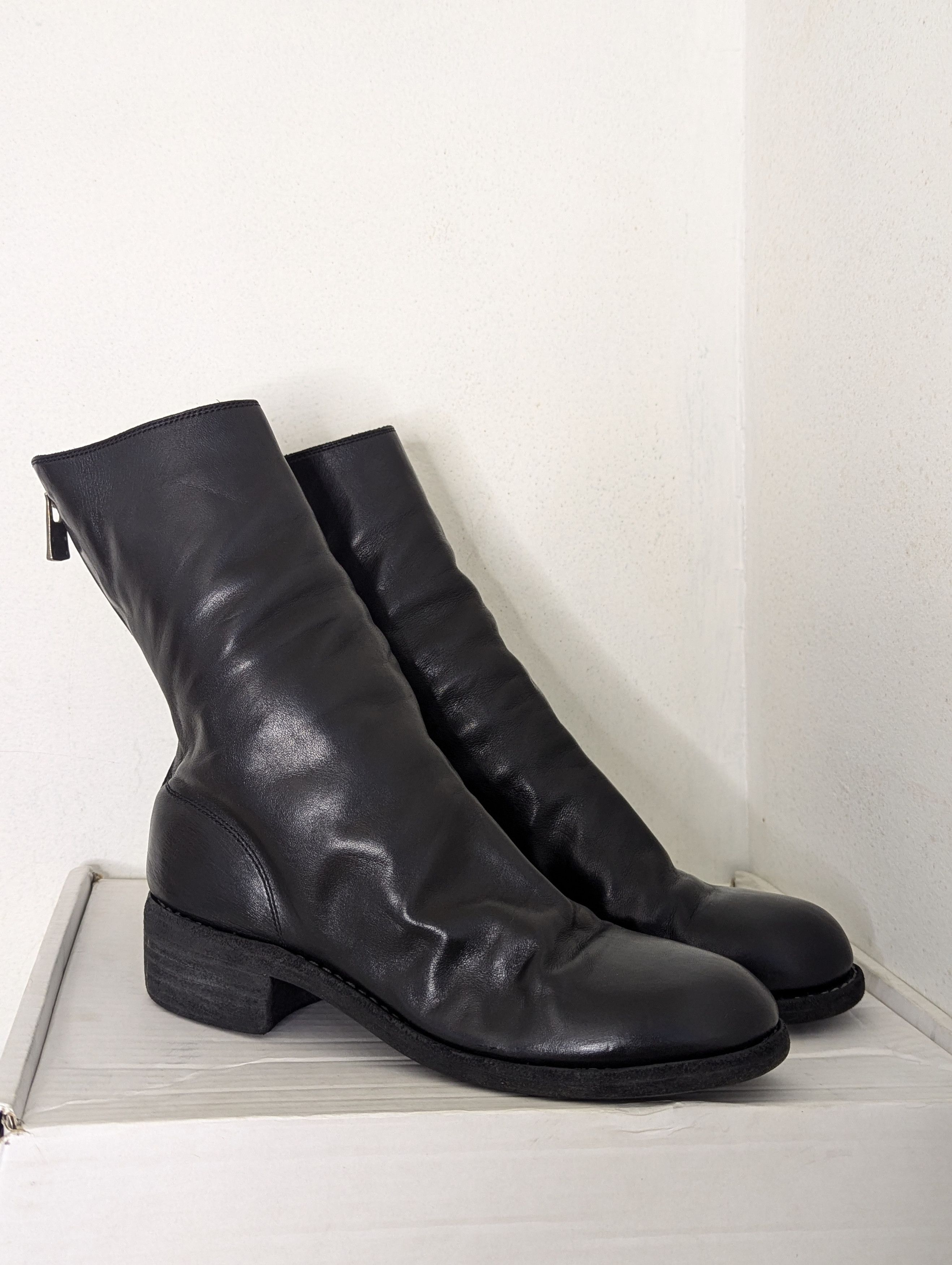 Guidi Guidi 788 Soft Horse Leather Back-zip Leather Boots | Grailed