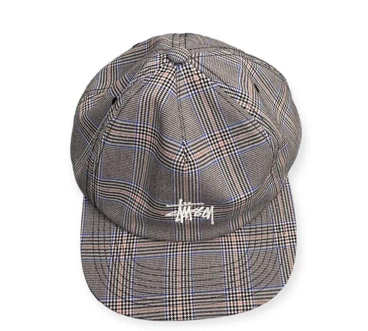 Stussy VINTAGE STUSSY PLAID SNAPBACK HAT | Grailed