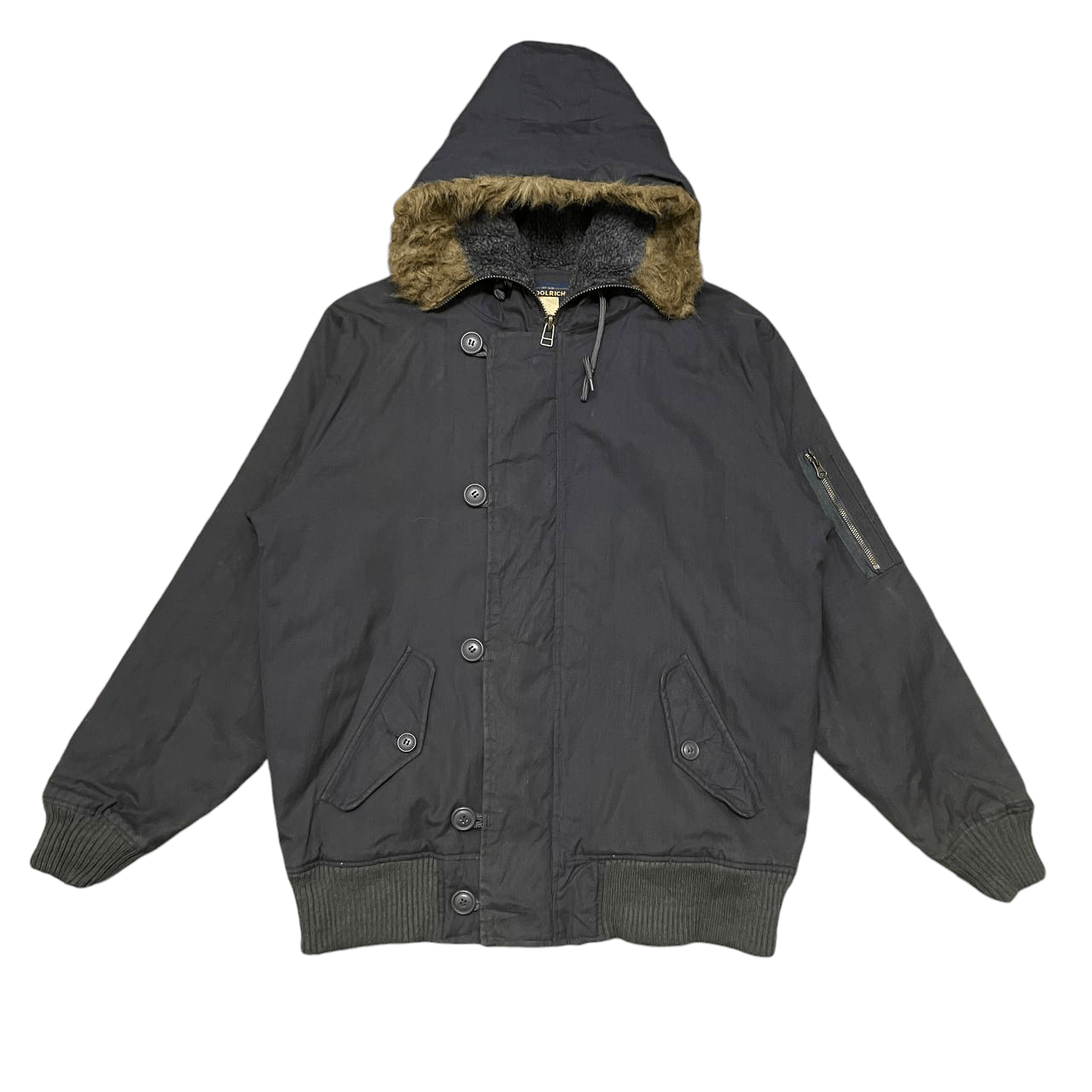 Vintage Woolrich Fur Hooded Jacket N2B Style