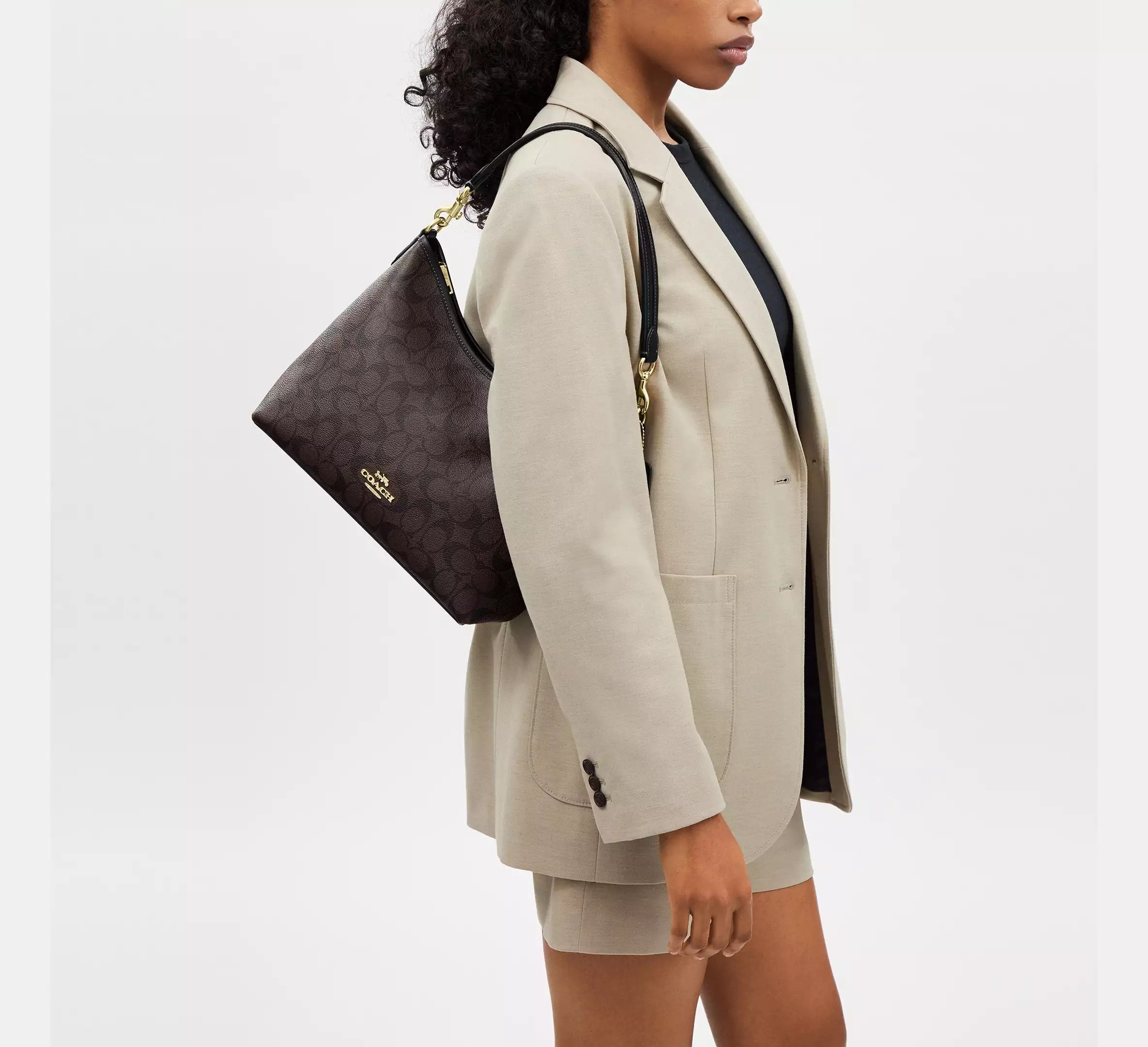 Coach Laurel Shoulder Bag In Signature Canvas CR149 | Grailed
