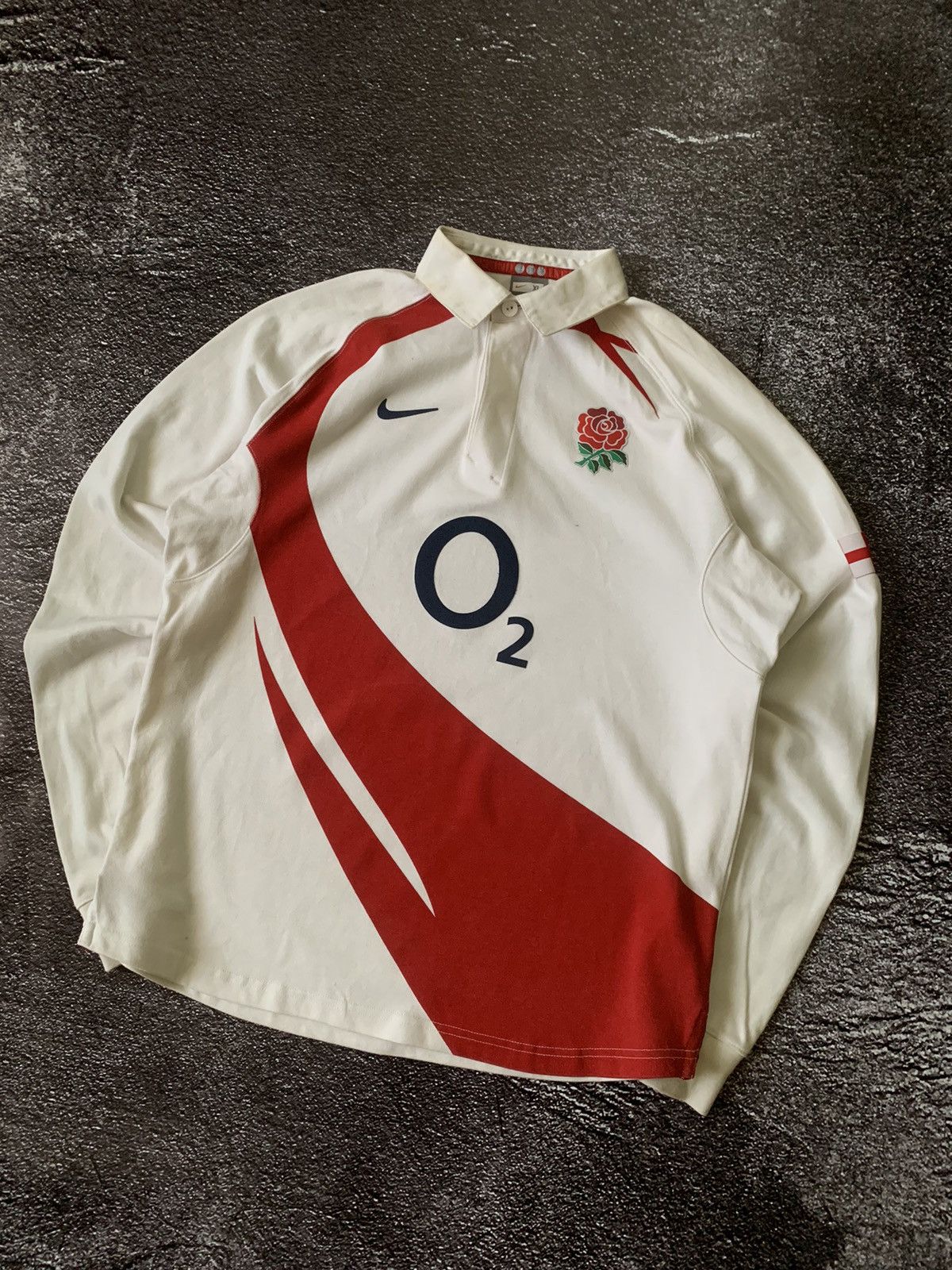 England Rugby League × Nike × Vintage Vintage Nike England rugby long ...