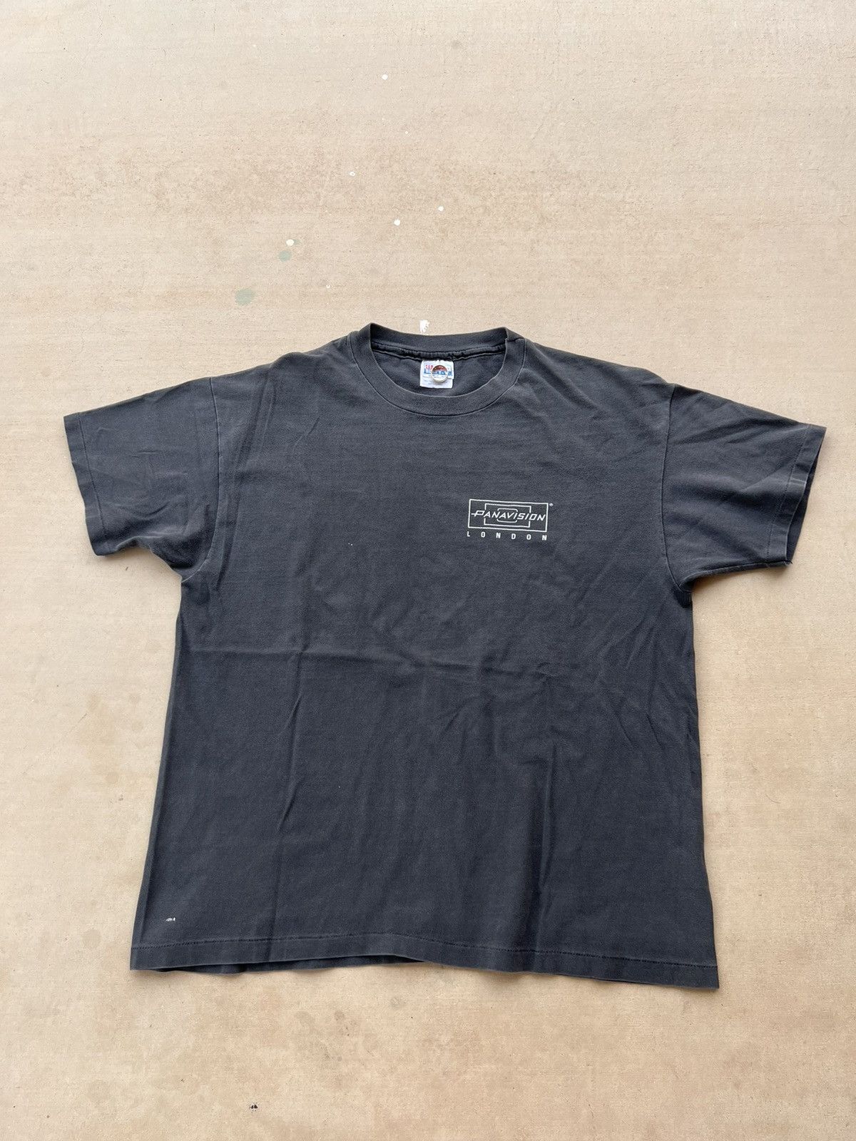 Vintage Vintage 90’s Panavision London Faded Black Tee | Grailed