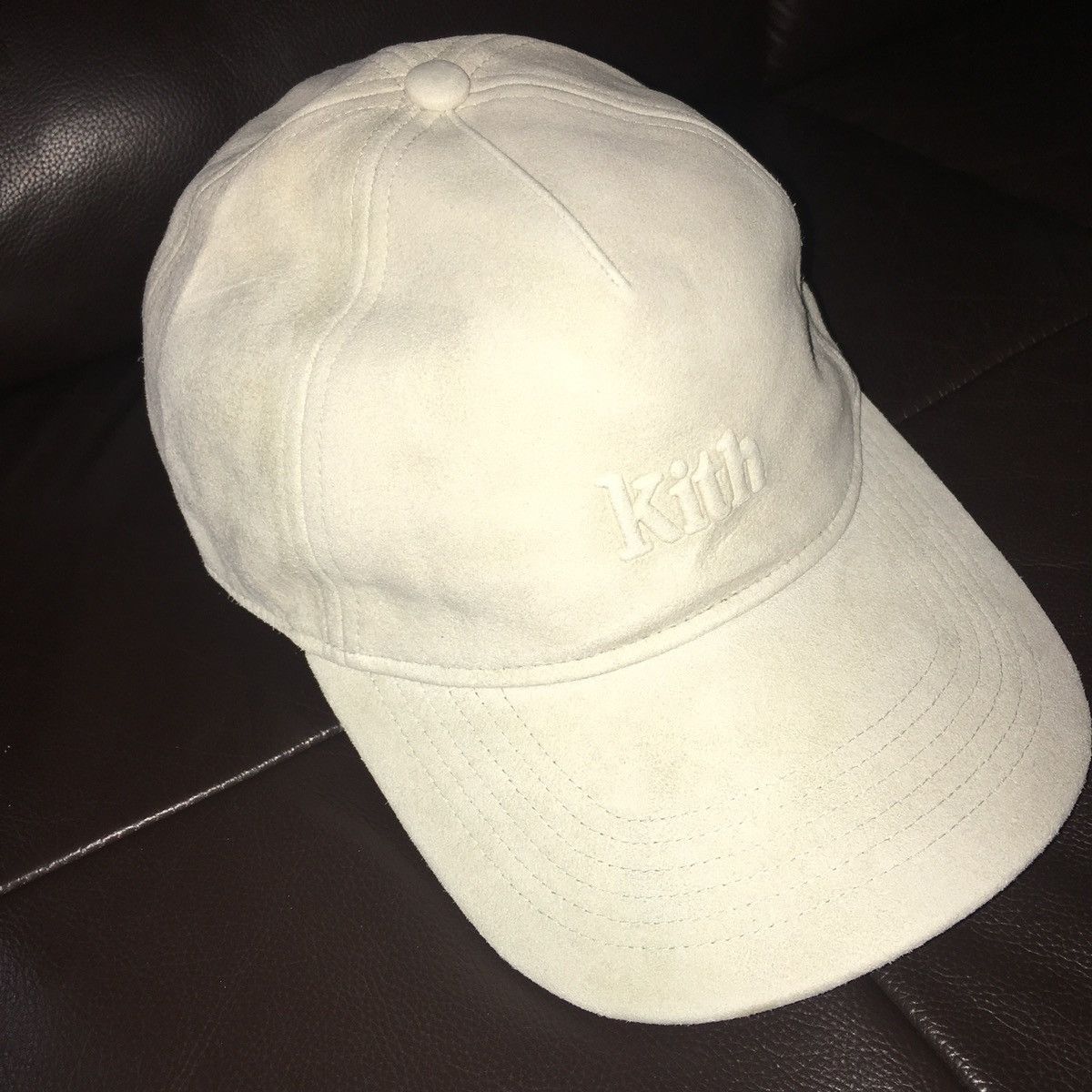 Kith Kith KXTH Suede Serif Pinch Crown Cap Waffle | Grailed