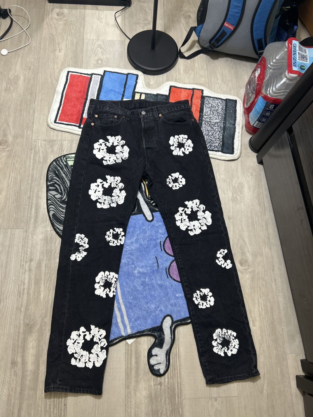 DENIM TEARS Denim tears Black jeans | Grailed