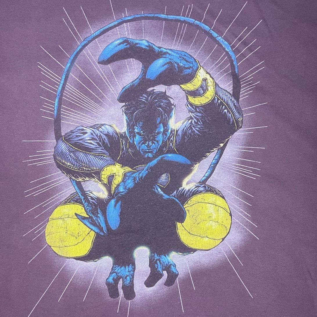 Hanes Rare Vintage Graphitti Marvel X-Men Nightcrawler Shirt | Grailed