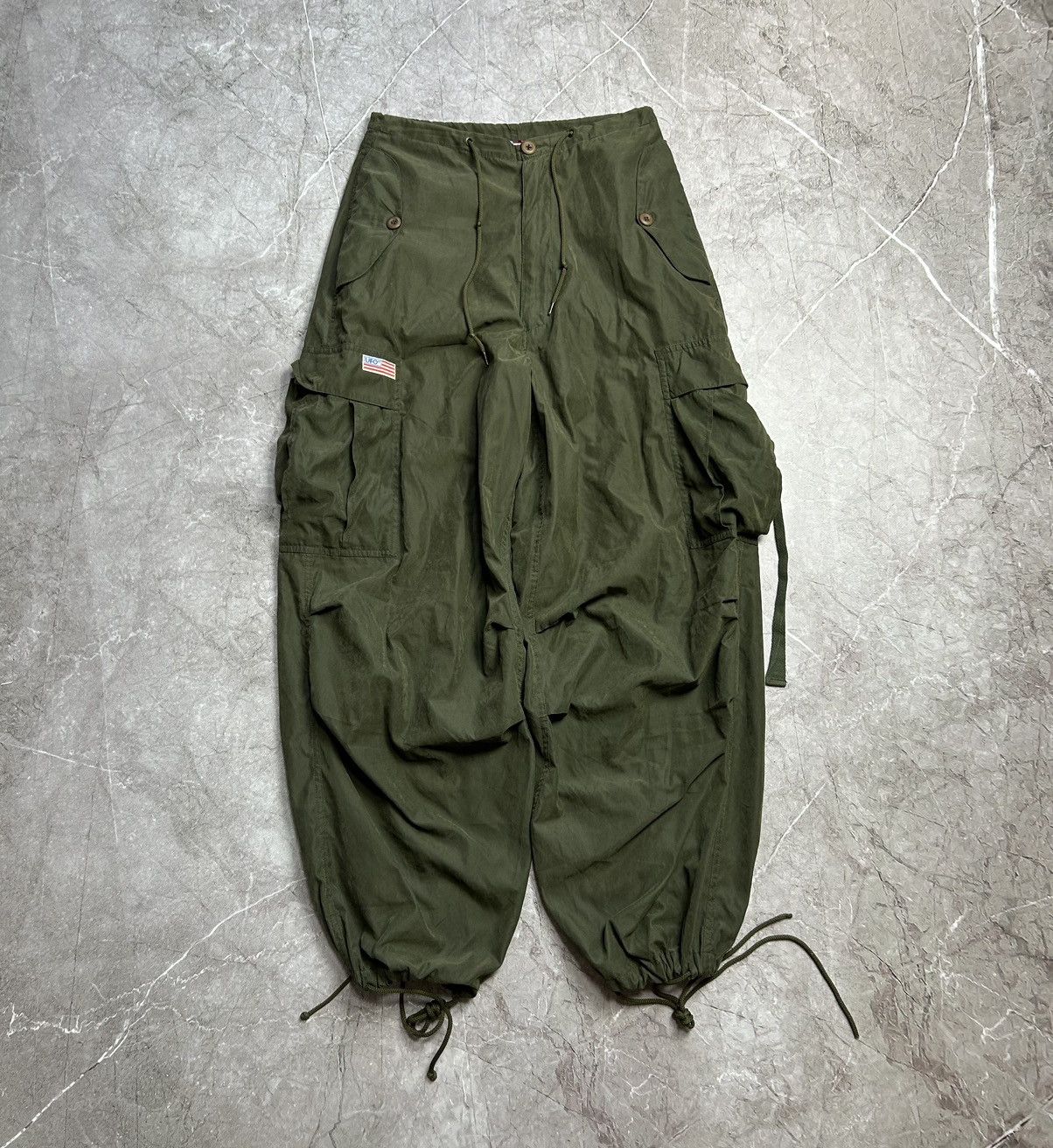Military × Vintage UFO Bondage parachute Vintage Military Pants ...