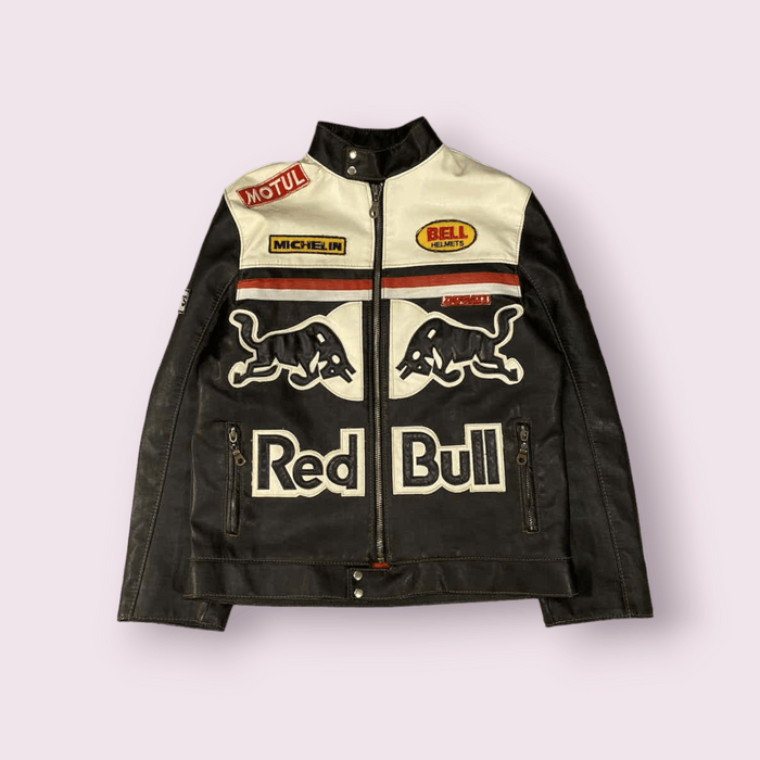 Vintage 🔥Vintage 🔥 Red Bull Racing Leather Jacket | Grailed