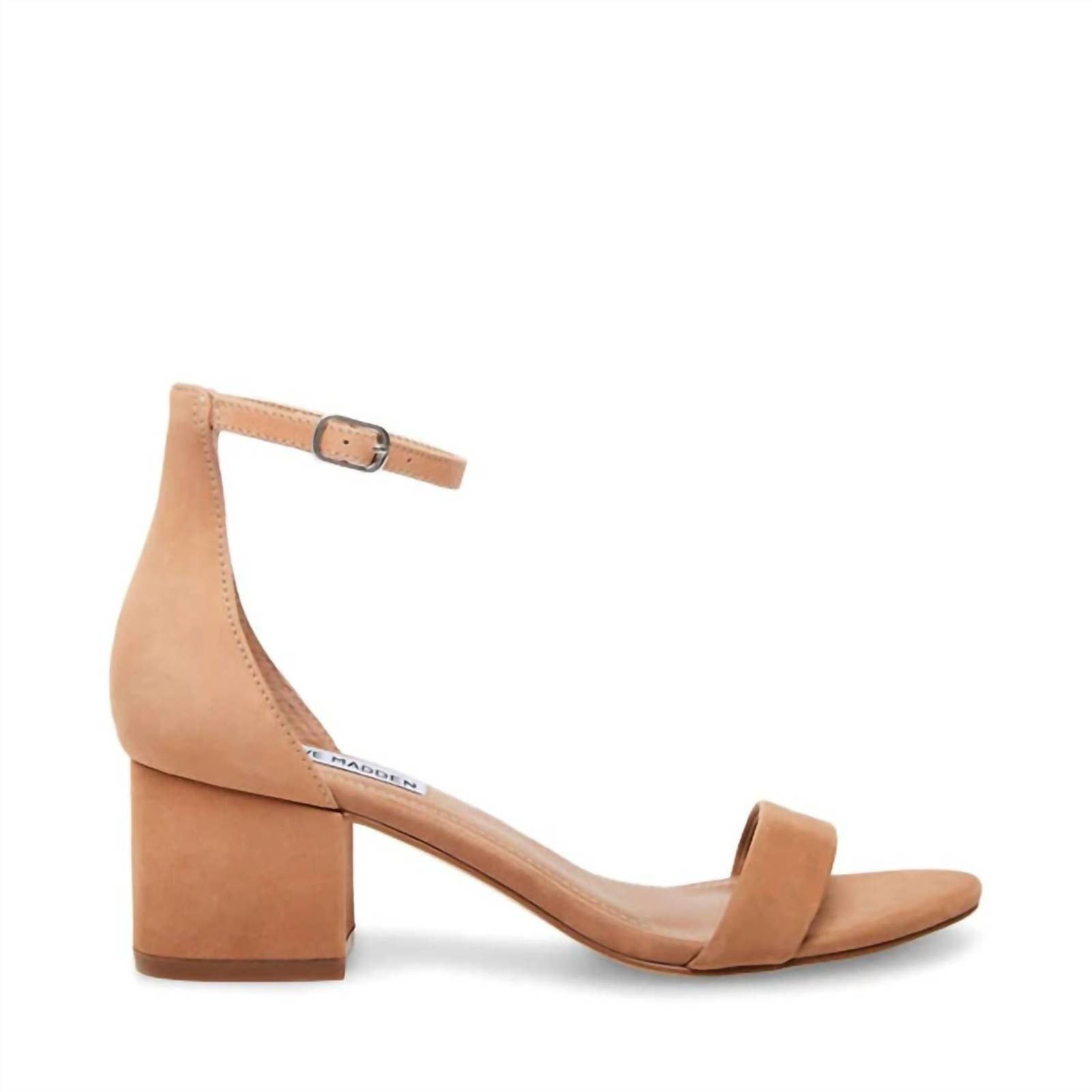 Steve Madden Irene Heels In Tan Nubuck | Grailed