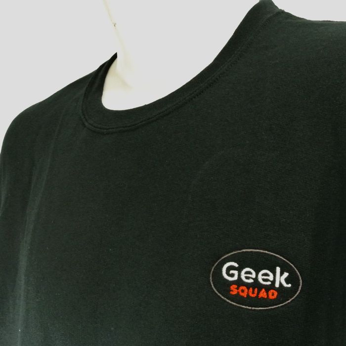 Gildan GEEK SQUAD Tech Employee Uniform Black Sweatshirt | Grailed